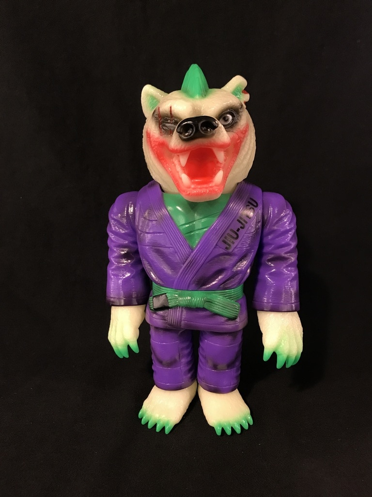 REDSHARK Jiu-Jitsu Animal Fighter Jiu-Jitsu One-Eyed Bear (Purple green Ver.) | MANDARAKE 在线商店