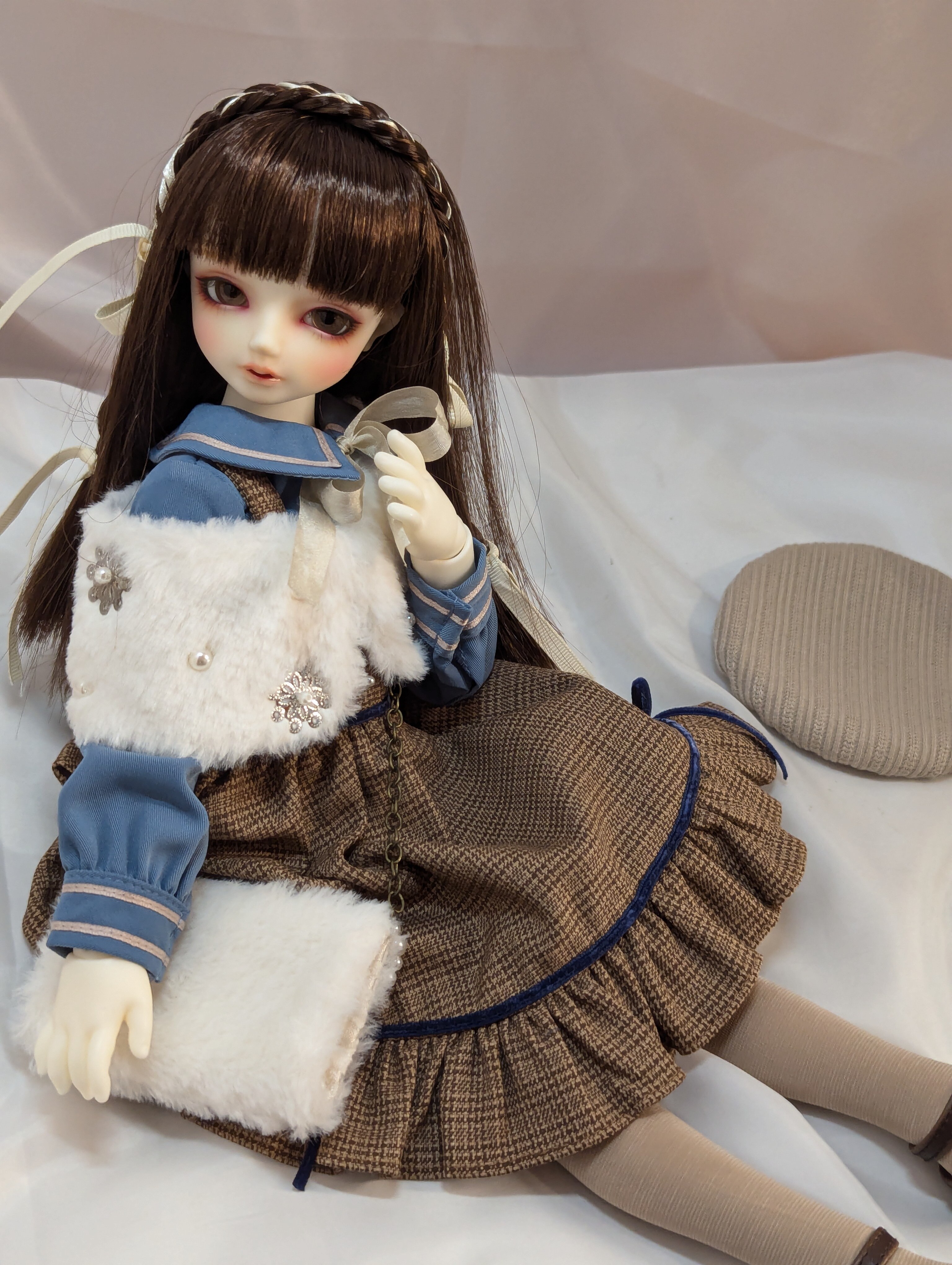 Volks Super Dollfie Midi Girl - SDM Coordinate Model F-54 White Skin | Mandarake Online Shop