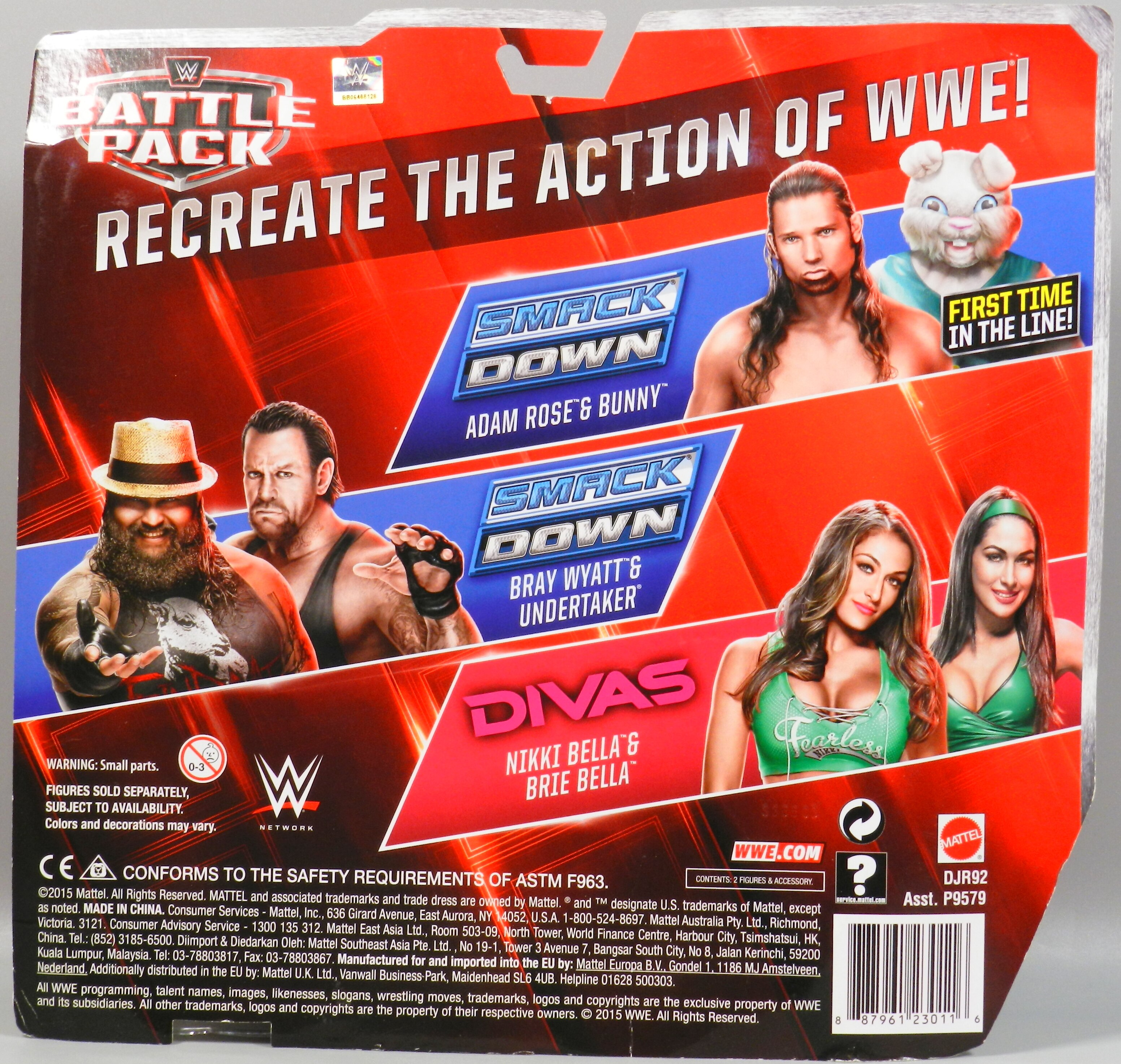 MATTEL BATTLE PACK/DIVAS NIKKI BELLA&BRIE BELLA | まんだらけ Mandarake
