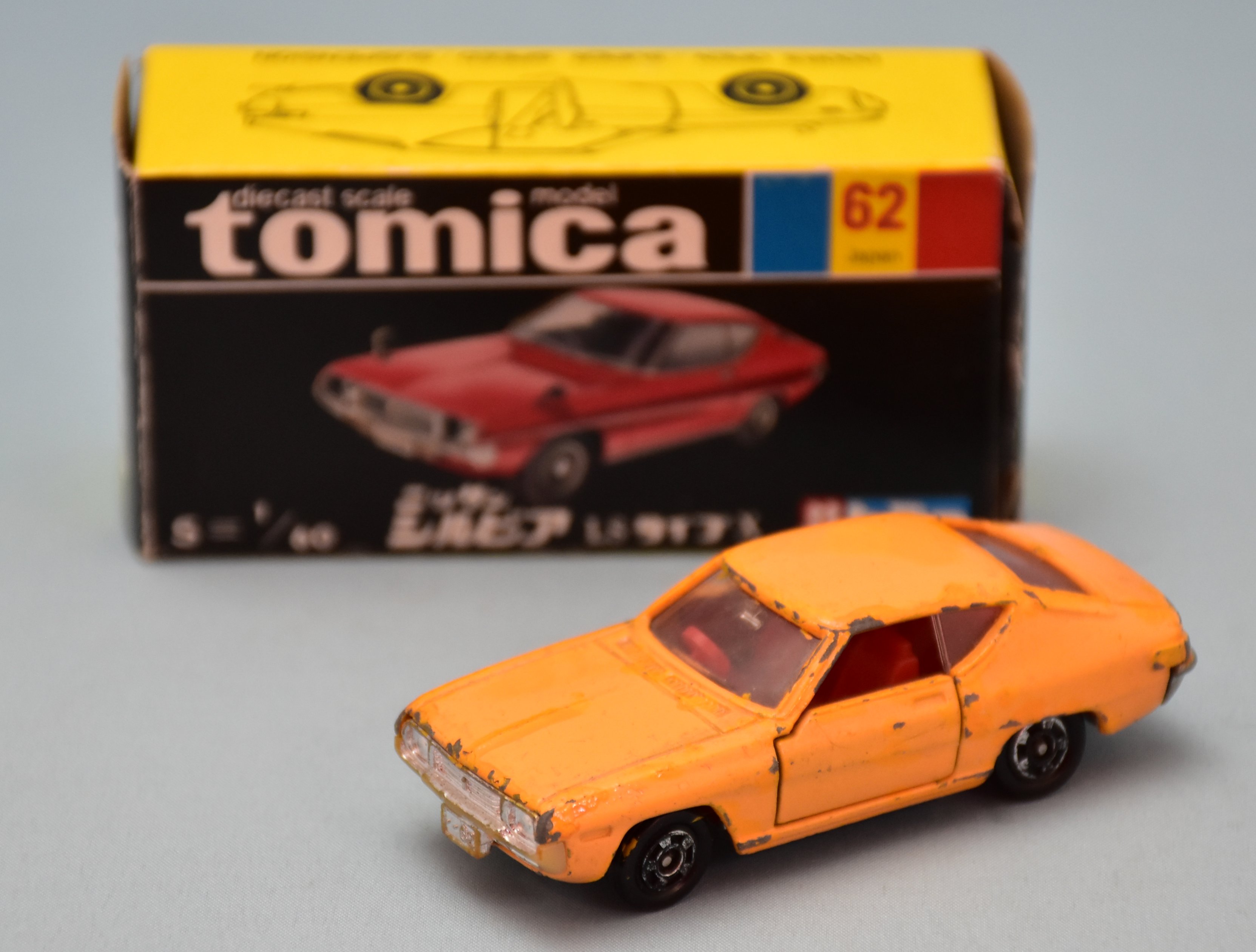 Tomy Tomica / box Made in Japan LS type X / yellow / red interior / 62 ...
