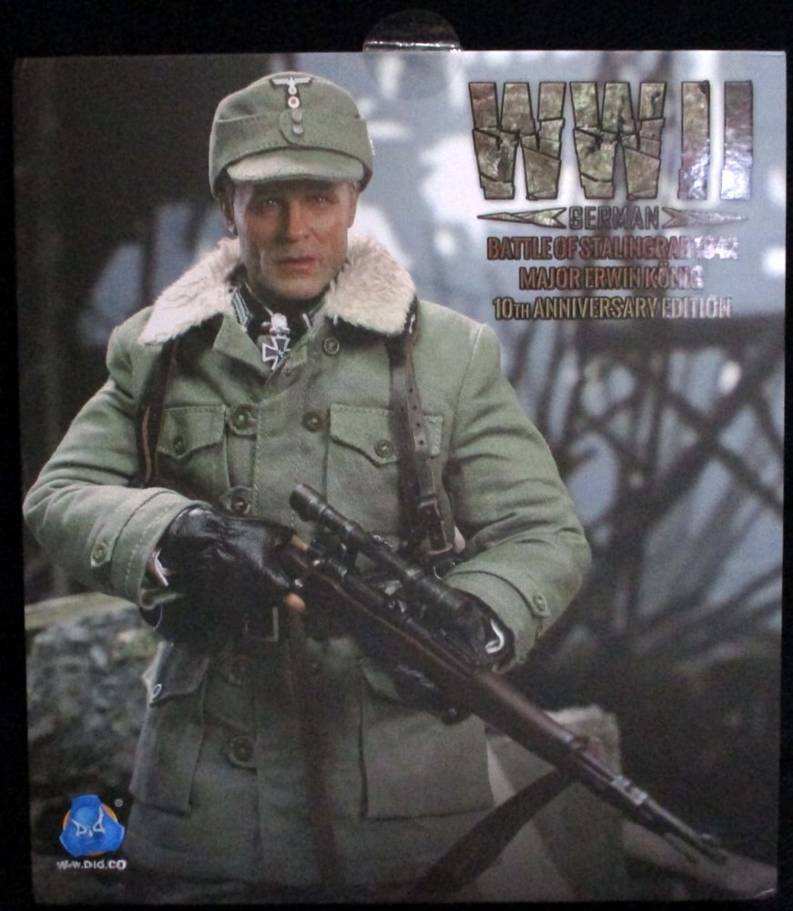 DID COLLECTABLE FIGURE MAJOR ERWIN KONIG / 10TH ANNIVERSARY EDITION 1/6 ...