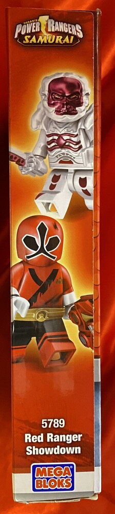 MEGABLOKS PR/SAMURAI POWER RANGERS SAMURAI RED RANGER SHOWDOWN 5789 ...