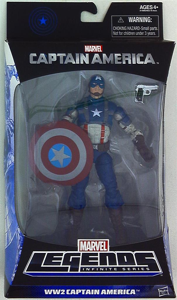 HASBRO MANDROID/MARVEL LEGENDS INFINITE SERIES WW2 CAPTAIN AMERICA ...