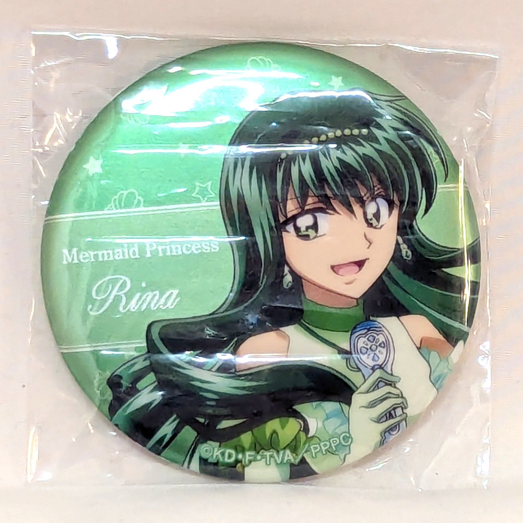 アルマビアンカ 20th Anniversary ver. 描き下ろし メタリック缶バッジ ぴちぴちピッチ リナ （顔アップ） | まんだらけ Mandarake