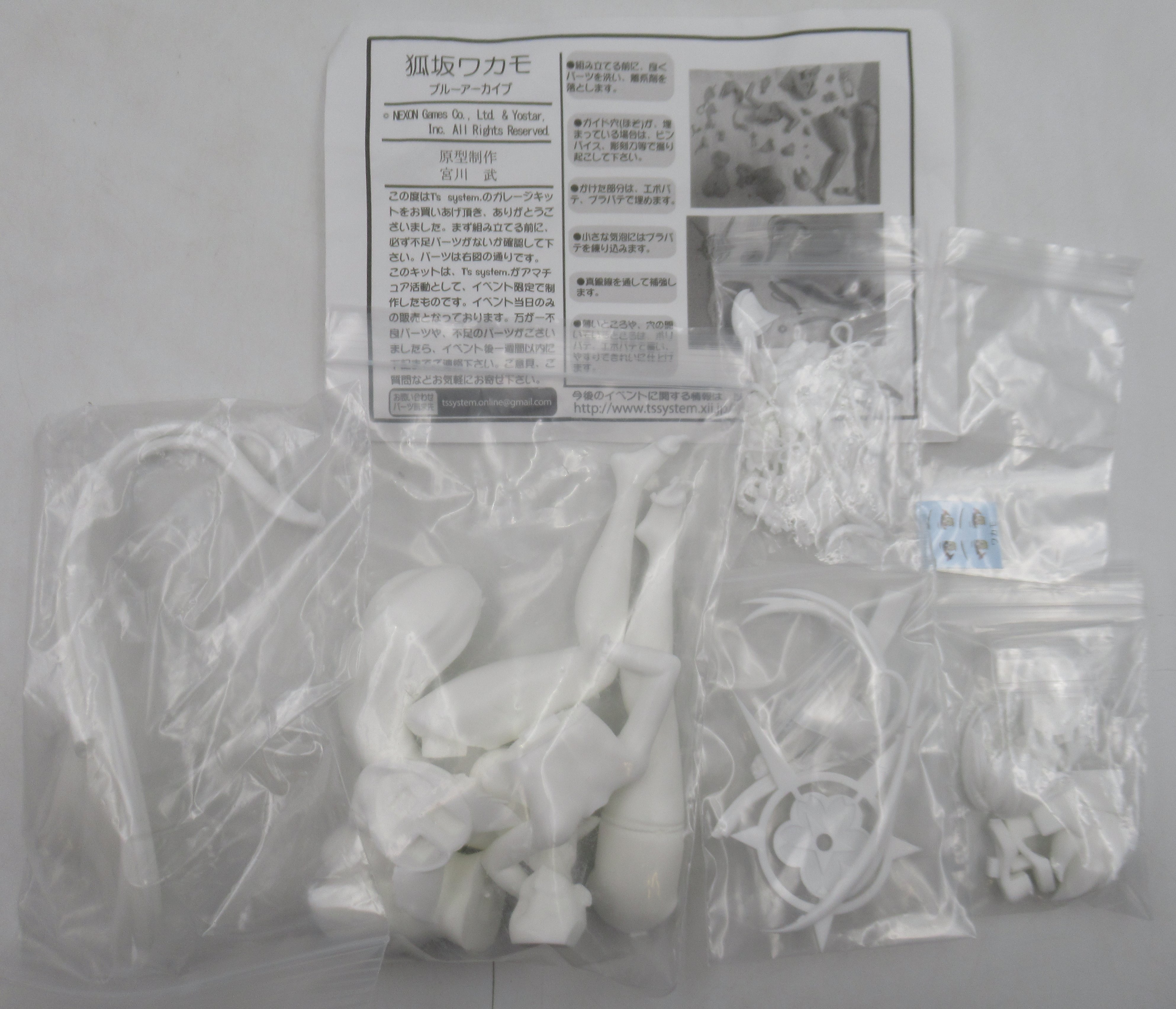 T's system キャストキット 原型 宮川武 狐坂ワカモ | まんだらけ Mandarake