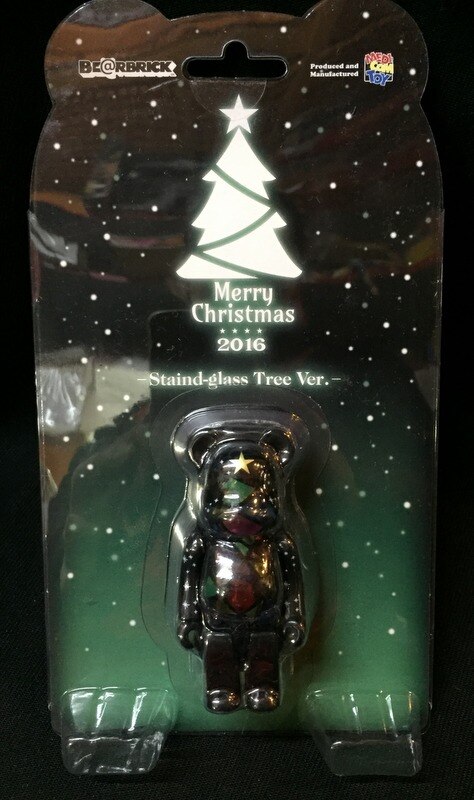 MEDICOMTOY BE@RBRICK Merry Christmas2016 Staind-glass Tree Ver. 100% ...