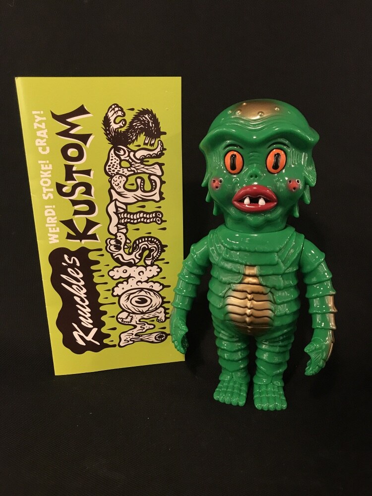 HEAD LOCK STUDIO KNUCKLE'S KUSTOM MONSTERS Kid Creature GREEN ver ...