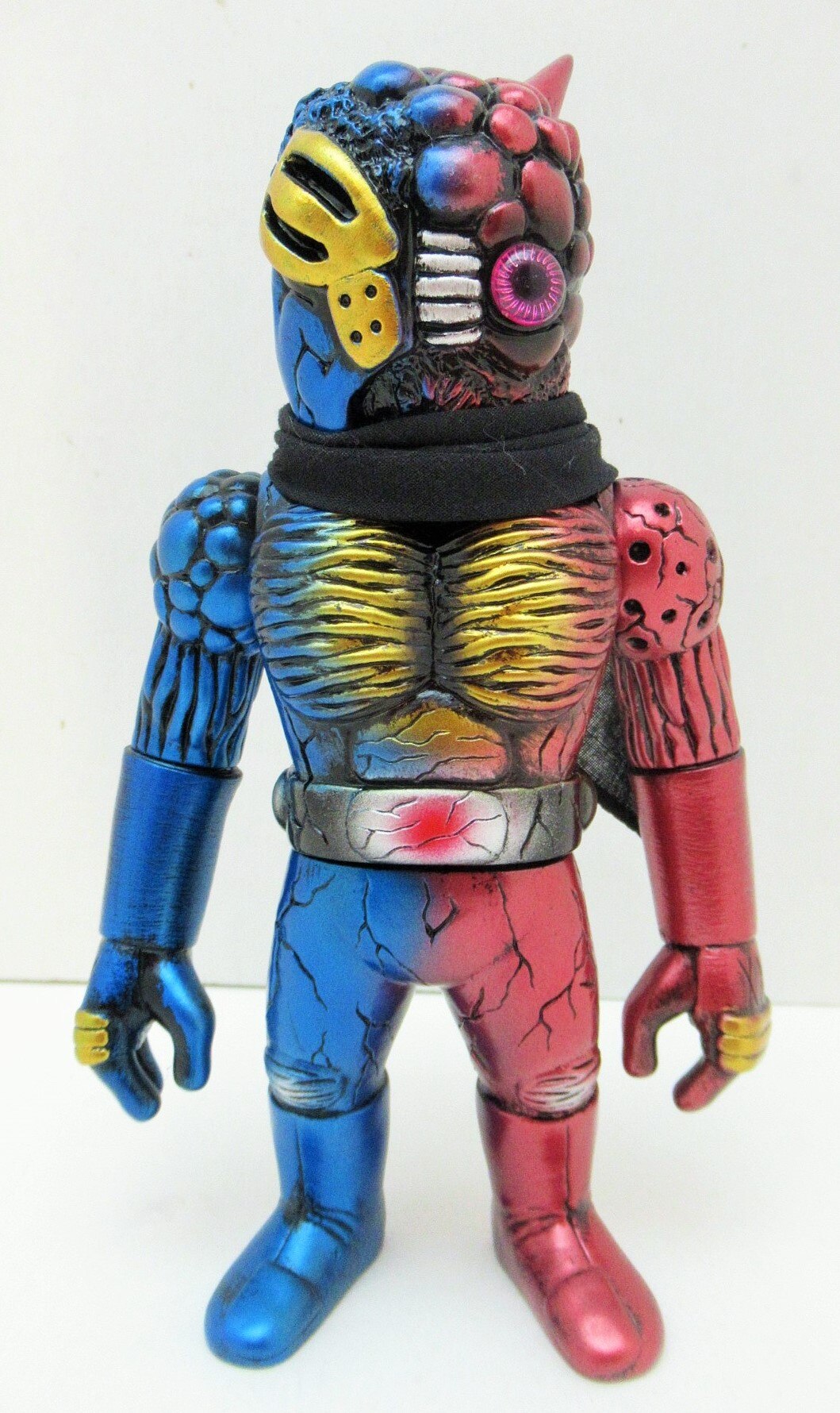 REALHEAD Chaosman No.1 (kaosuman1go) Denko Sekka Black molding/Metallic red/Blue/Gold/Silver ...