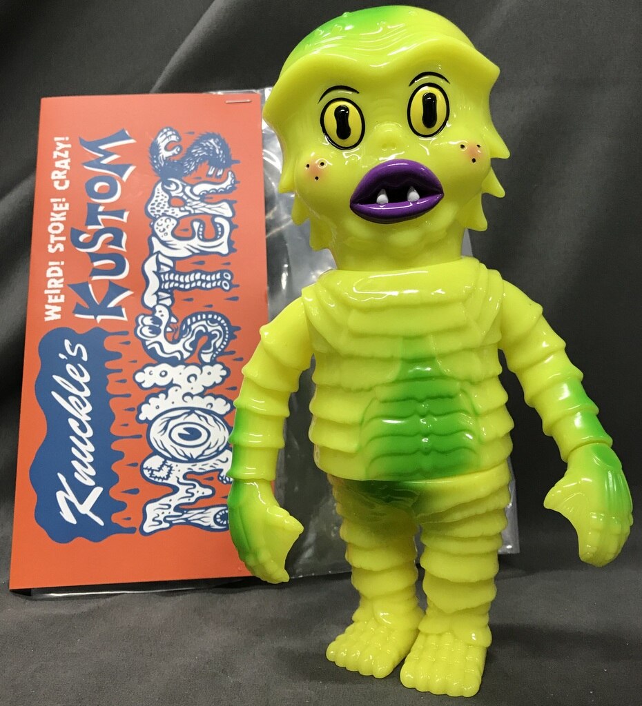 HEAD LOCK STUDIO KNUCKLE'S KUSTOM MONSTERS Kid Creature Painted ver. 黄色 ...