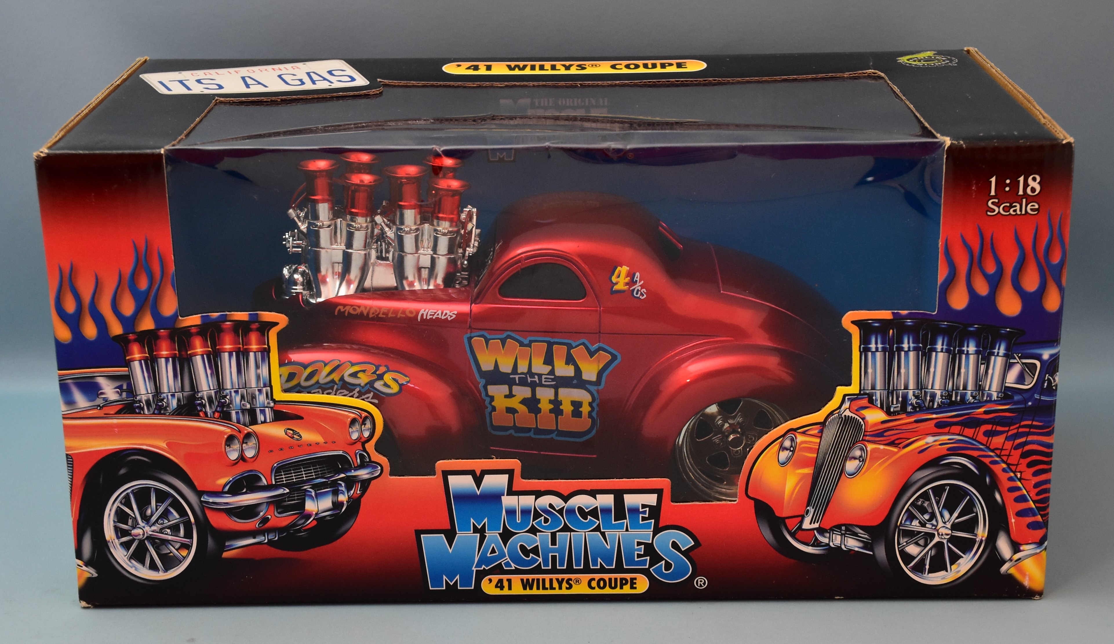 FUNLINE MUSCLE MACHINES '41 WILLYS COUPE Red WILLY THE KID | まんだらけ ...