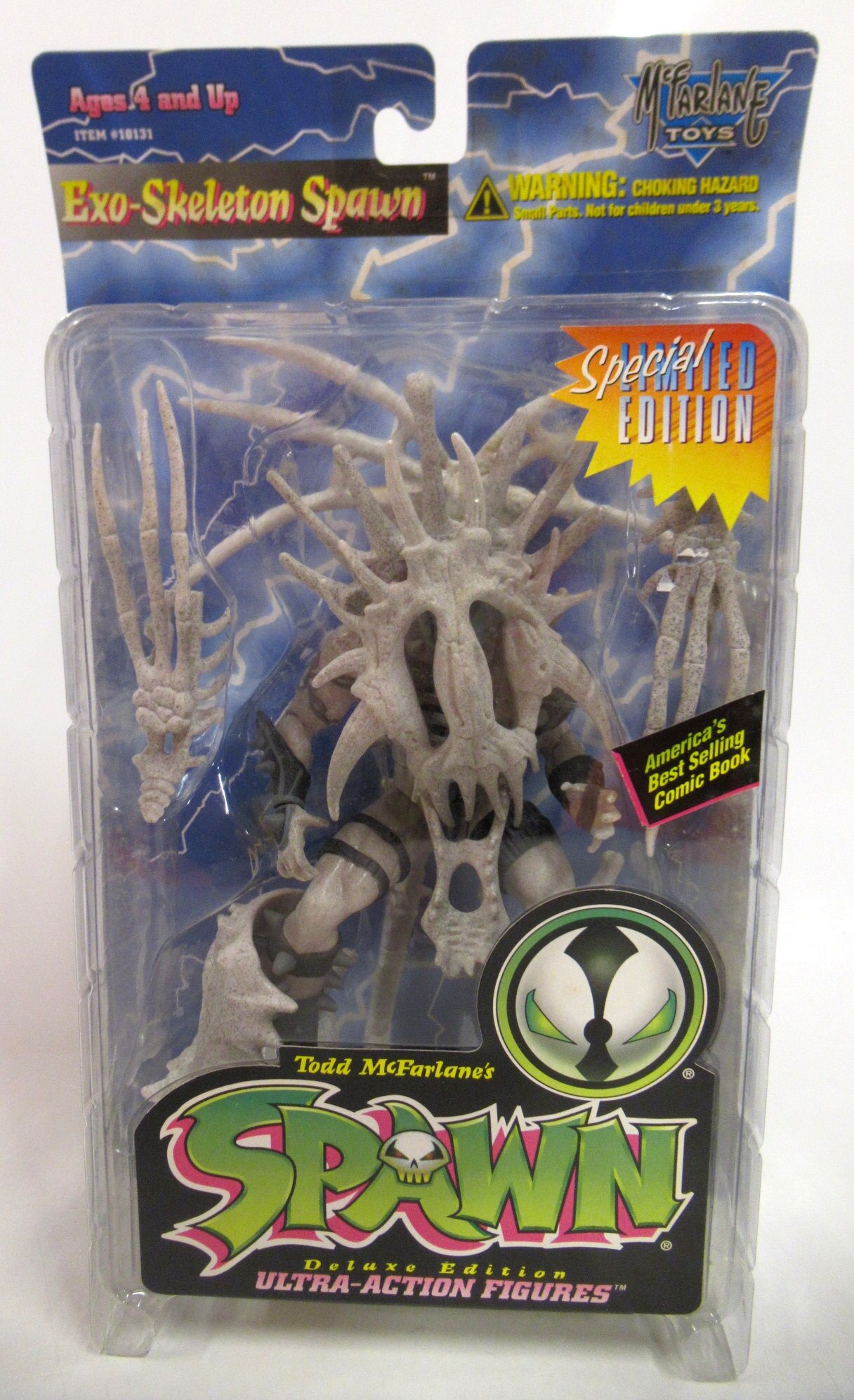 McFARLANE TOYS SERIES 4 EXO SKELETON SPAWN (白アーマー / フルマスク) 6インチ | まんだらけ ...