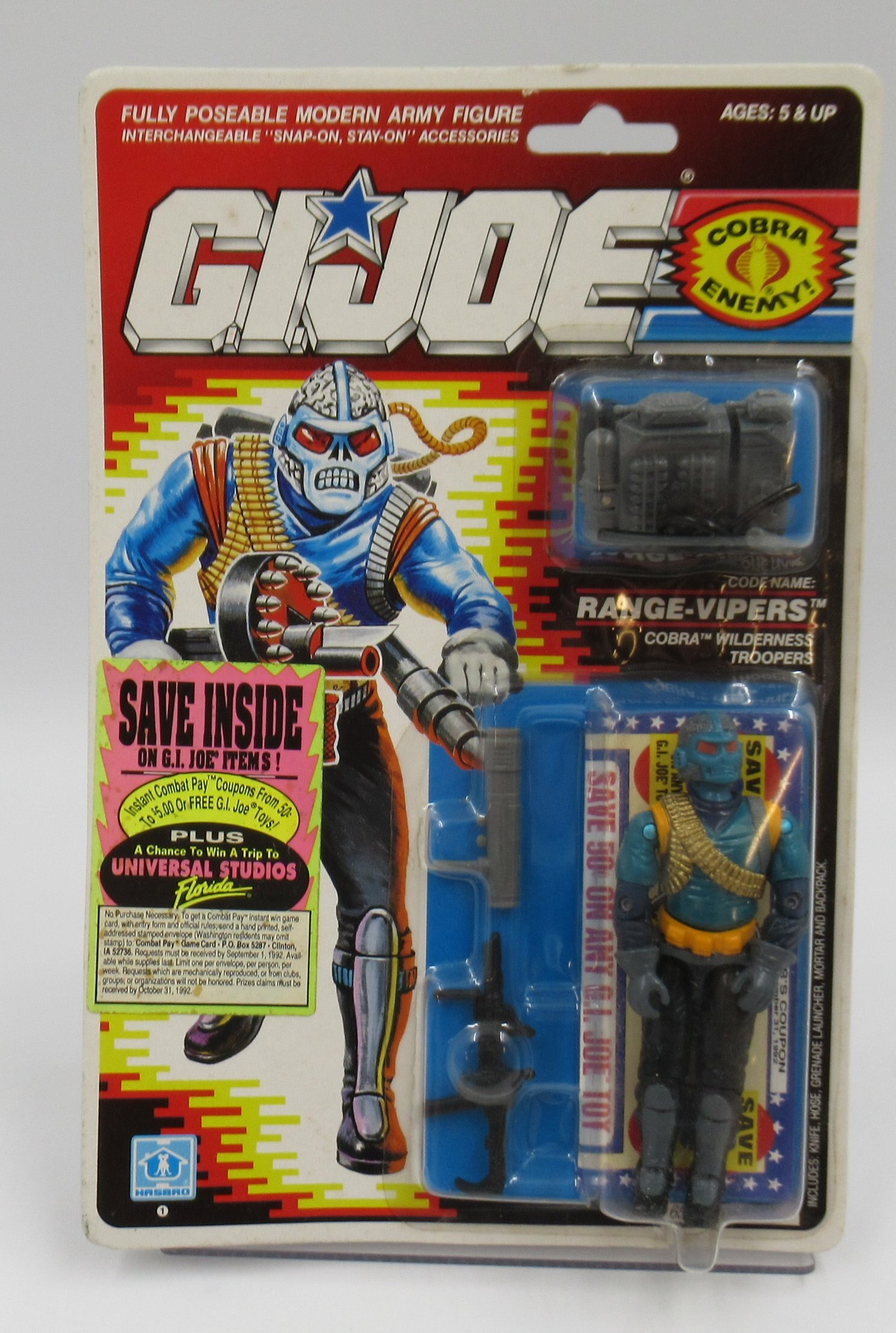 HASBRO FULLY POSEABLE MODERN ARMY FIGURE RANGE VIPERS / COBRA ...