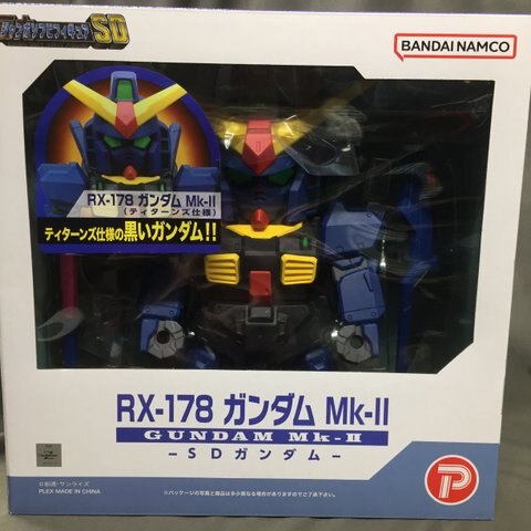 プレックス ジャンボソフビフィギュアSD RX-178 SDガンダムMk-II (ティターンズ仕様) | まんだらけ Mandarake