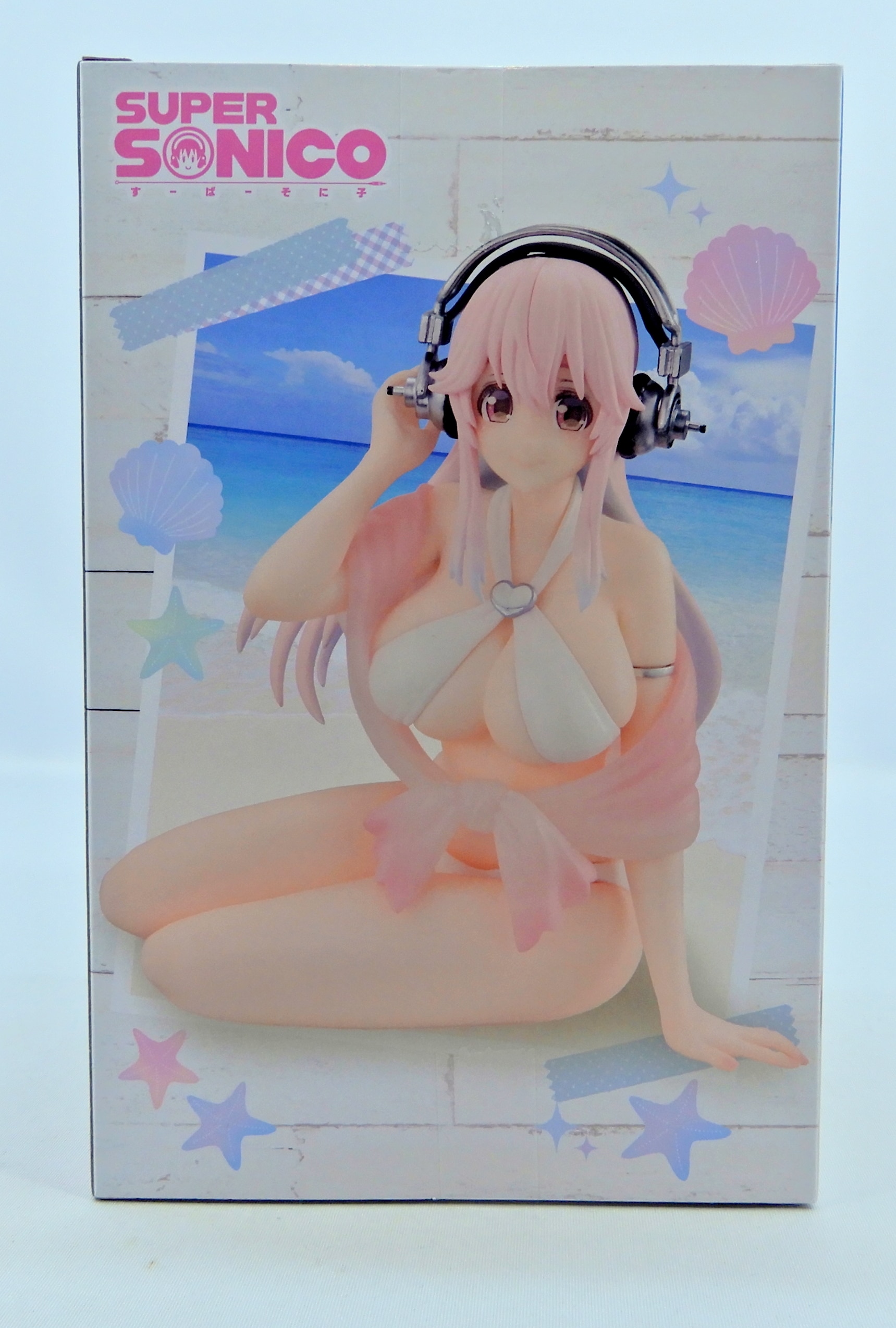 FuRyu Noodle Stopper Figure Super Sonico Super Sonico White Bikini ver. | Mandarake Online Shop