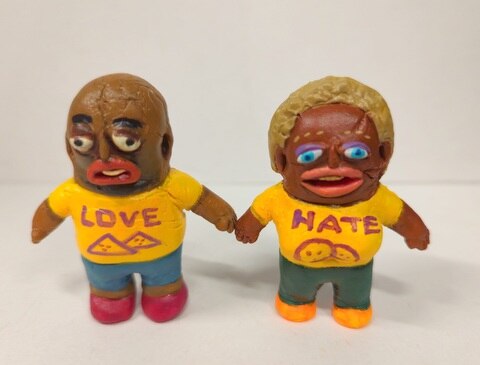 デハラ ノリユキ LOVE HATE 2体セット 紙粘土製 0 | まんだらけ Mandarake