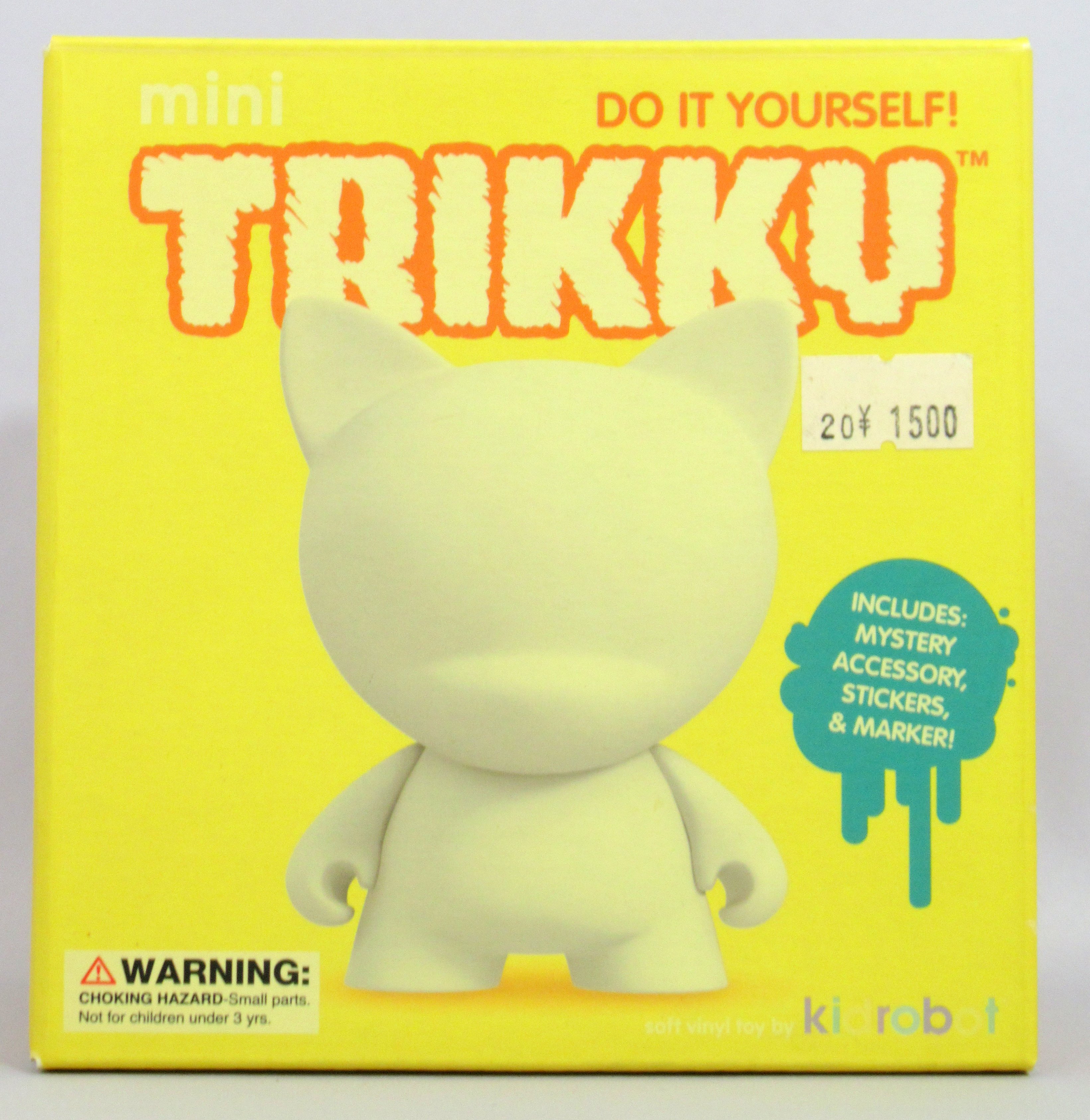 Kidrobot MUNNY WORLD Paul Budnitz Mini Trikky 4 White | まんだらけ Mandarake