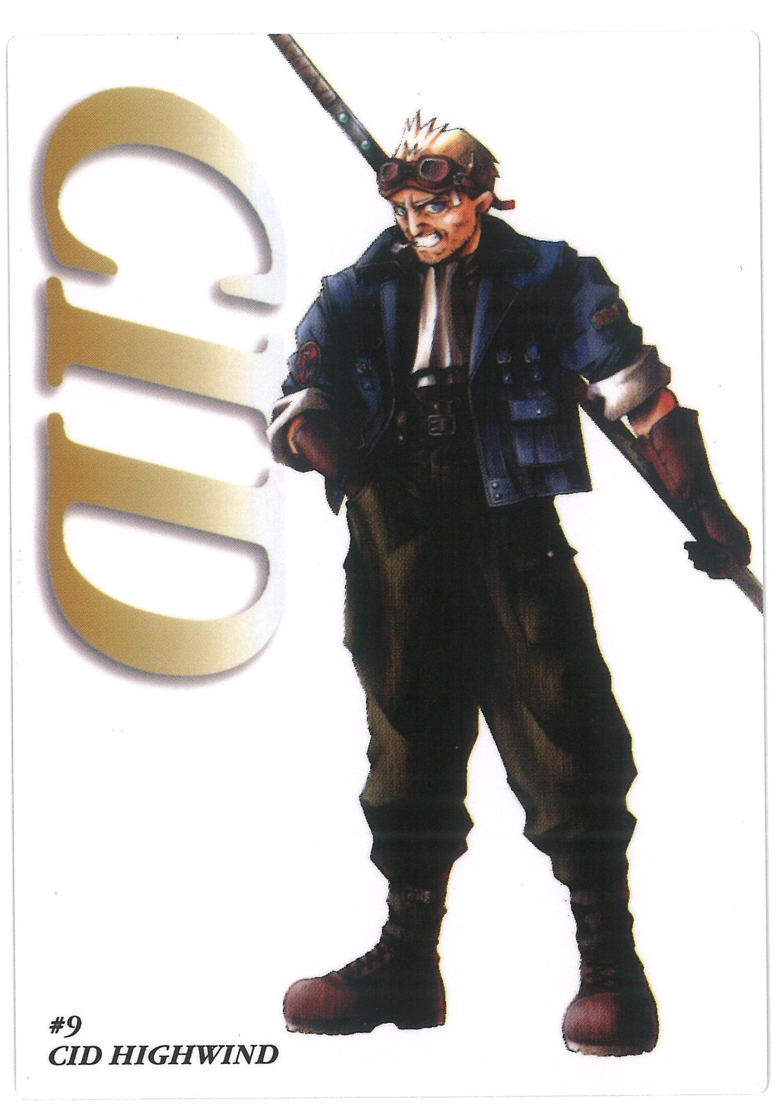 BANDAI Carddass Masters FF7 Cid Highwind 9 | Mandarake Online Shop