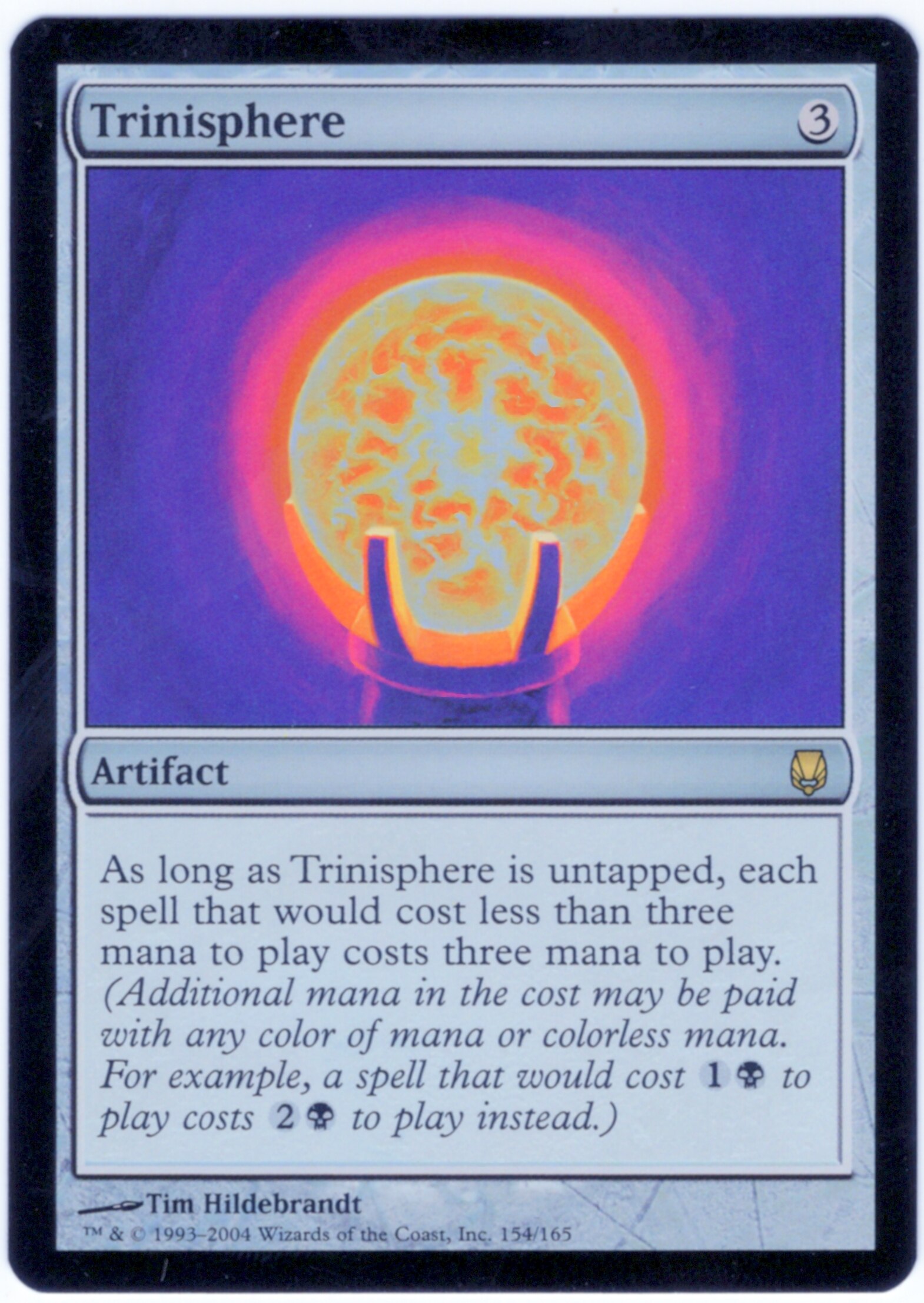 Wizards OF THE COAST Darksteel DST [British three-made treasure sphere ...