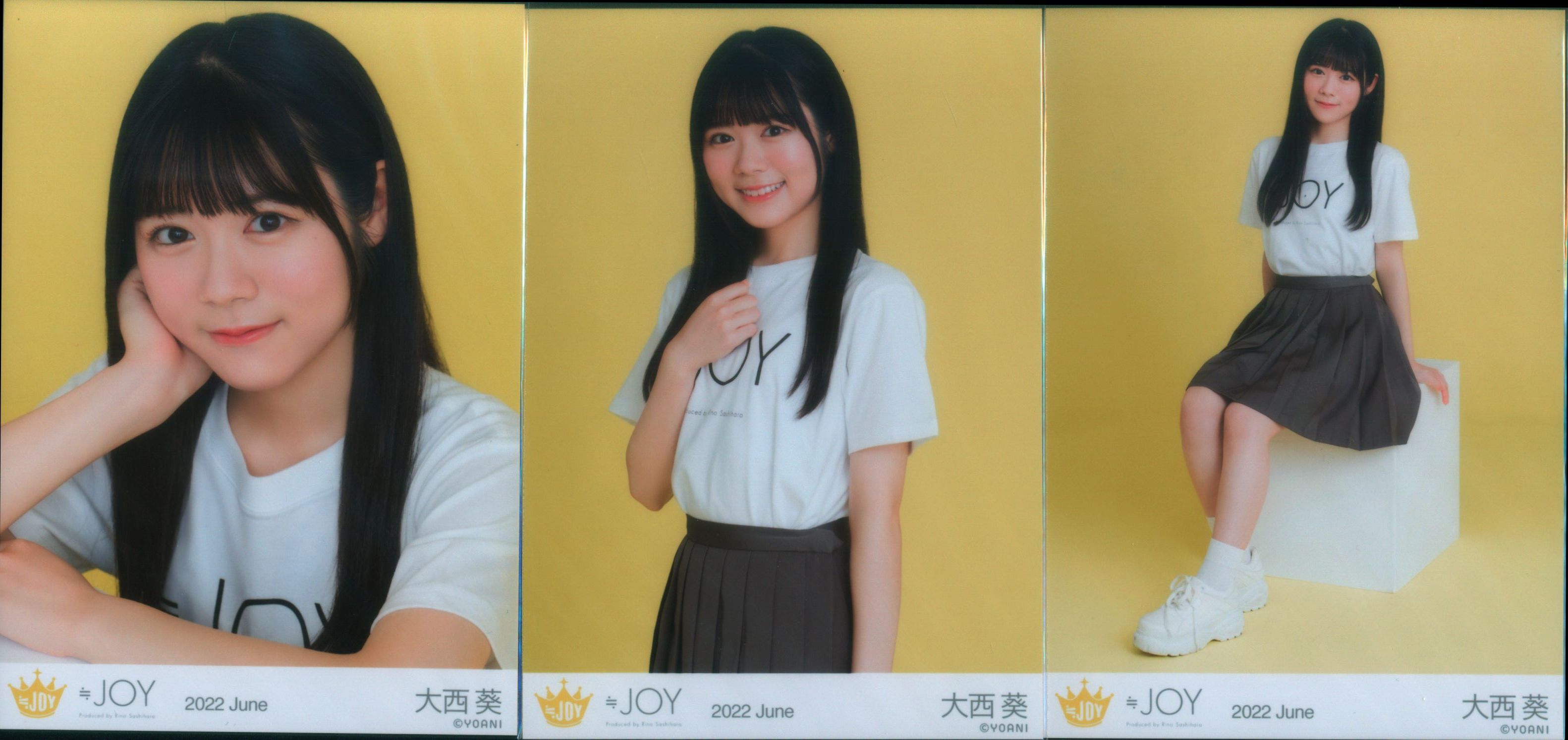 ≒JOY 大西葵 生写真 2022.June 3種コンプ | まんだらけ Mandarake