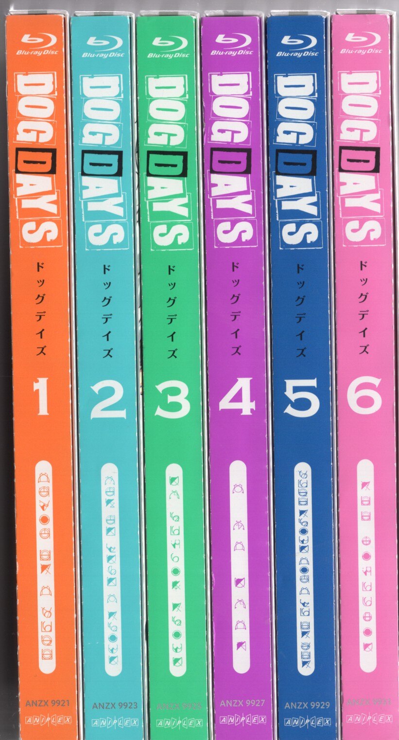 アニメBlu-ray DOG DAYS 完全生産限定版全6巻 セット | まんだらけ Mandarake