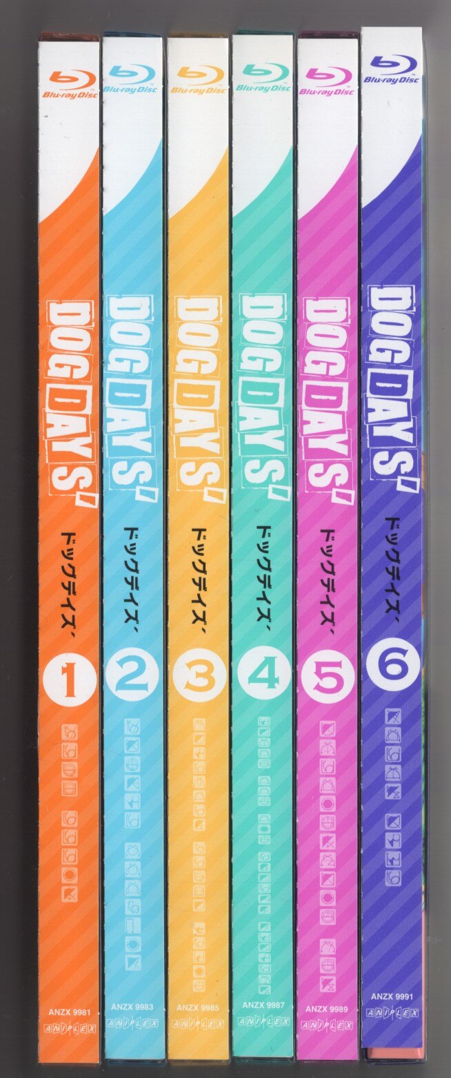 アニメBlu-ray DOG DAYS' 完全生産限定版全6巻 セット | まんだらけ Mandarake