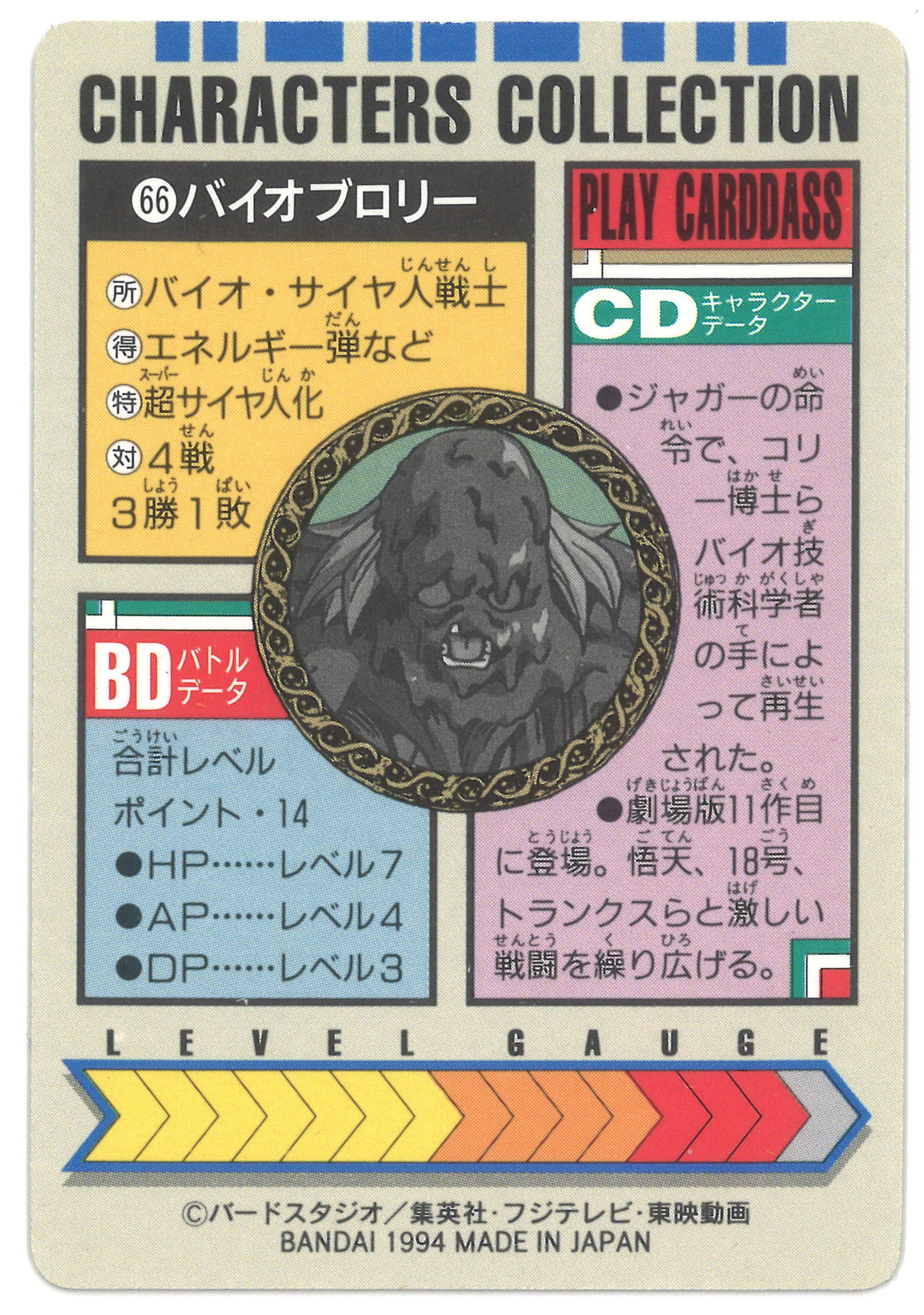 バンダイ DBキャラクターズコレクション 2弾 逆襲・復讐・大復活!!執念の超サイヤ人 66 | まんだらけ Mandarake
