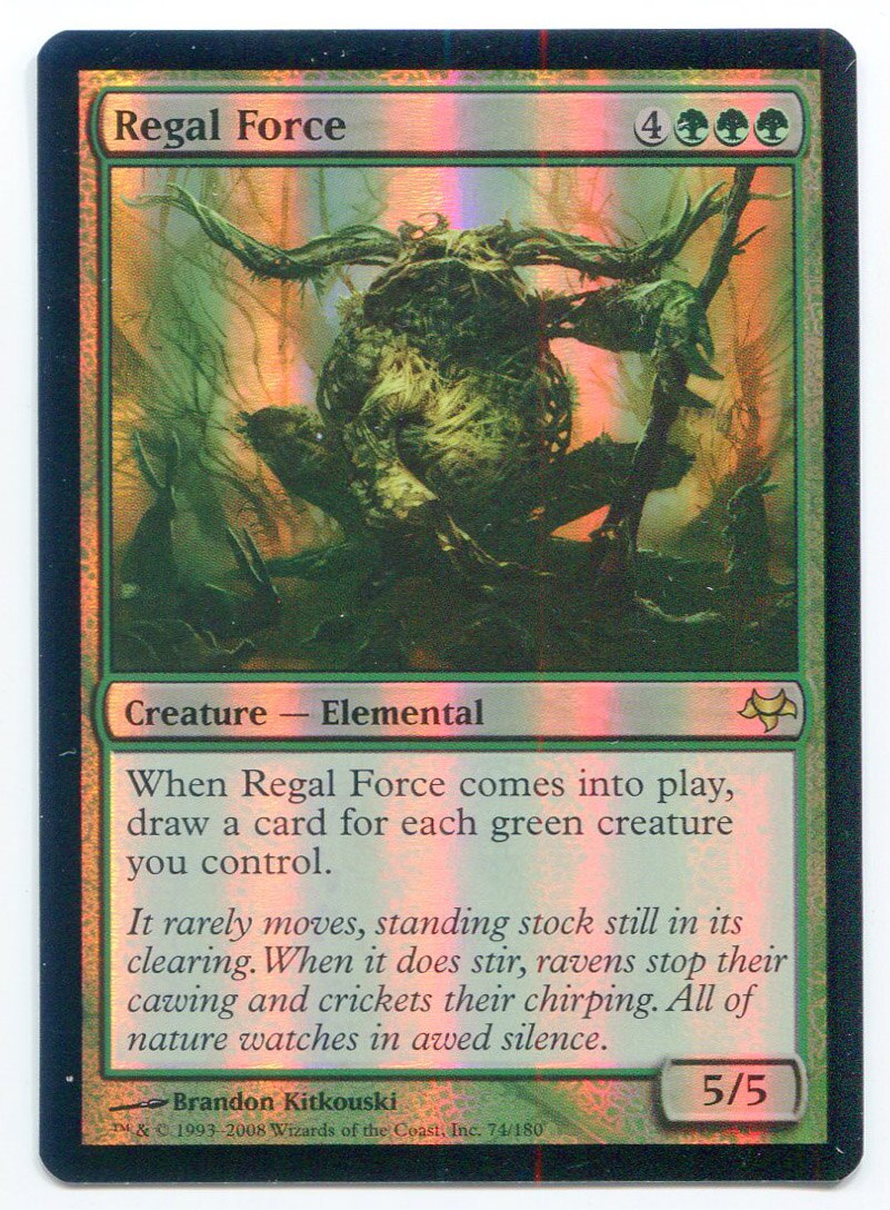 MTG イーブンタイド EVE 【英】威厳の魔力/Regal Force 緑R | まんだらけ Mandarake