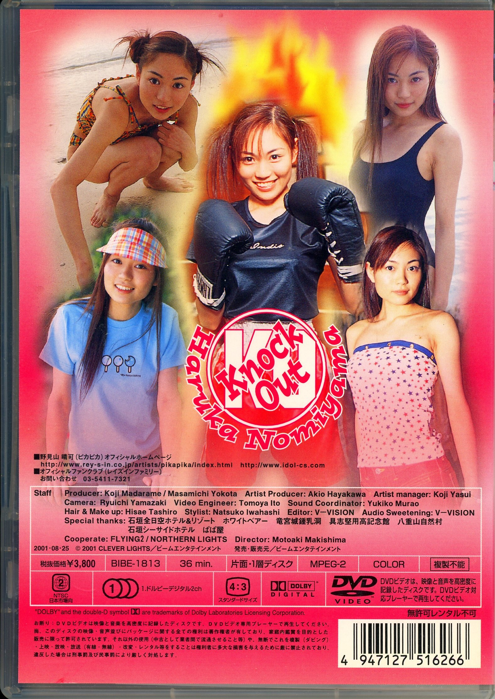 ビームエンタテインメント DVD 野見山晴可 「Knock Out」 | まんだらけ Mandarake