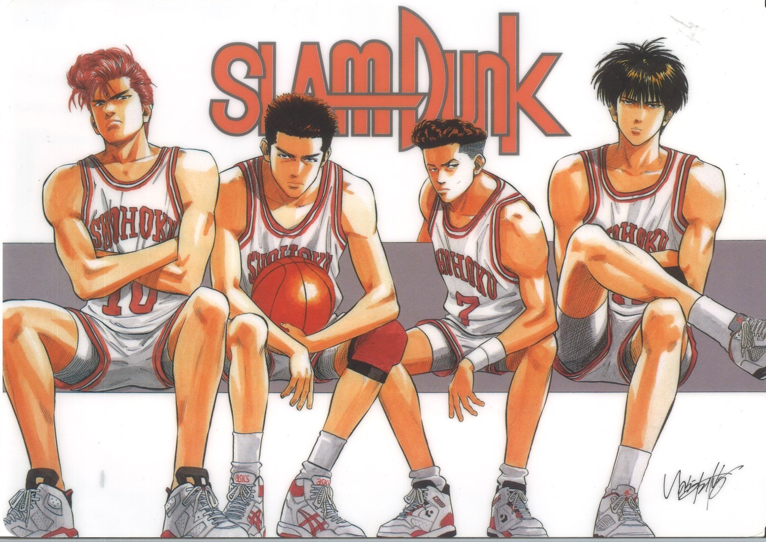Shueisha Takehiko Inoue SLAM DUNK "jump 25 anniversary ( Original Work )" Shitajiki | Mandarake ...