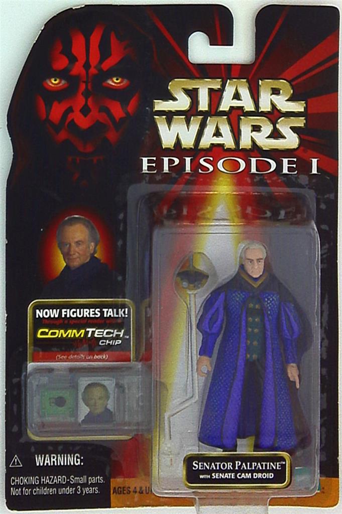 TOMY COLLECTION 2 SENATOR PALPATINE WITH SENATE CAM DROID 3.5インチ ...