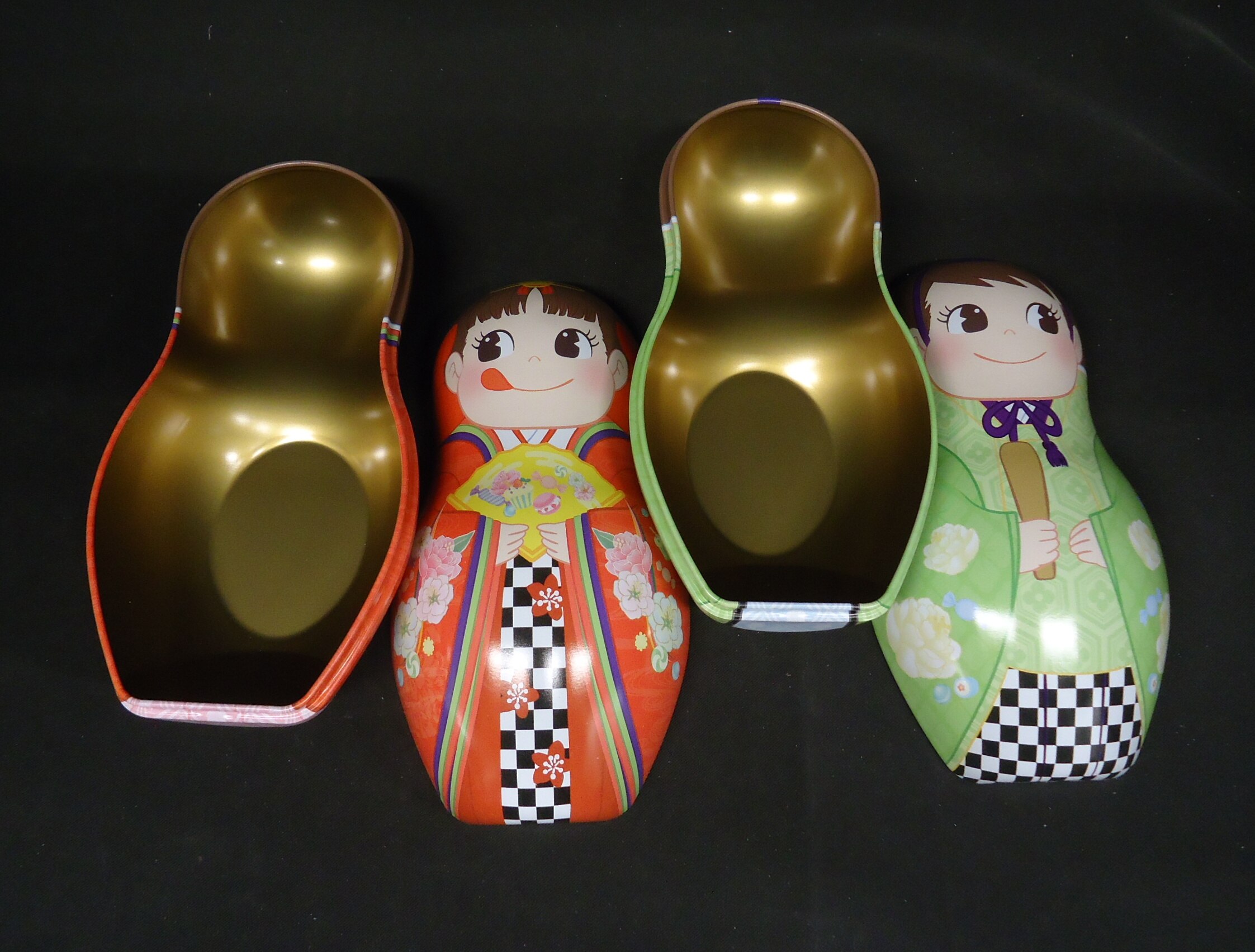 不二家 ペコちゃん ひなまつり ペコポコ マトリョーシカ缶 | まんだらけ Mandarake