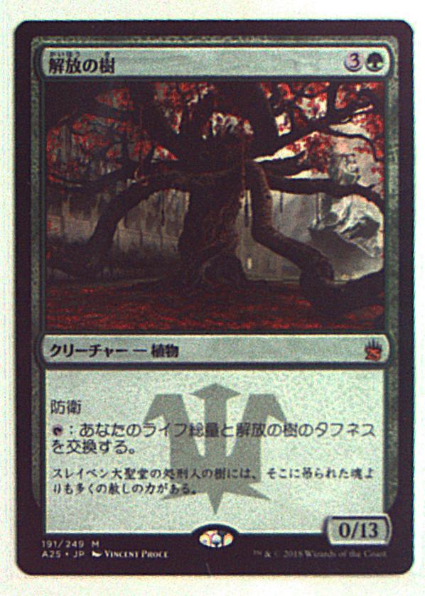 MTG マスターズ25th A25 【日】解放の樹/Tree of Redemption 緑R | まんだらけ Mandarake