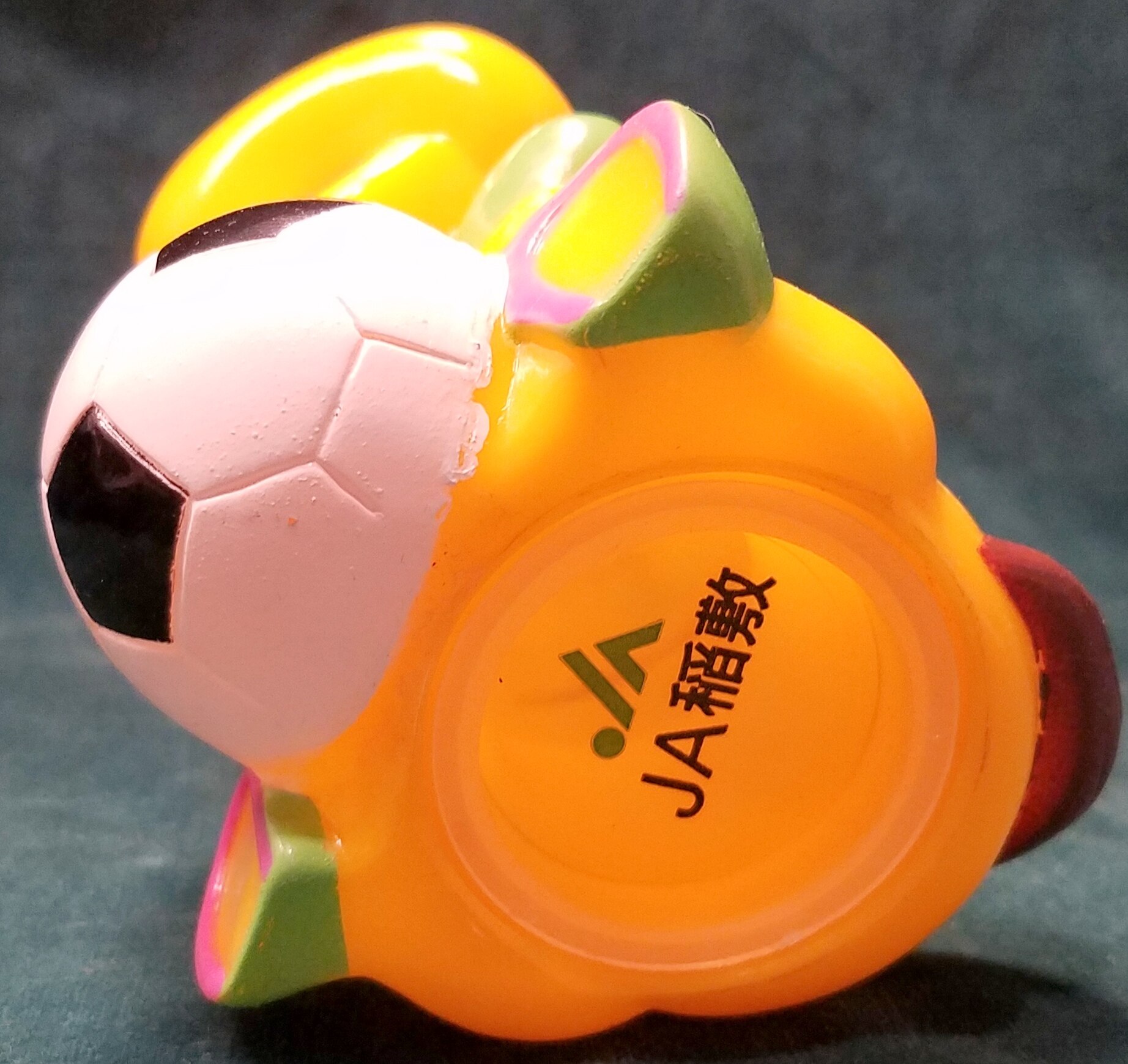 JA 貯金箱 黄色い馬 サッカー 105mm | まんだらけ Mandarake