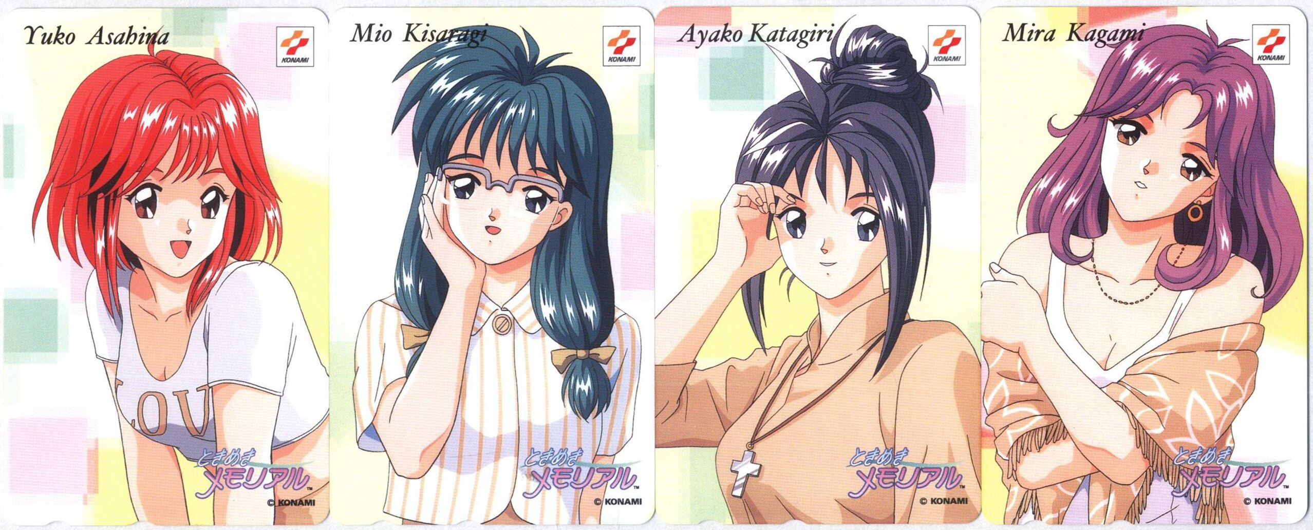 KONAMI ときめきメモリアル 4枚組み テレカ | まんだらけ Mandarake