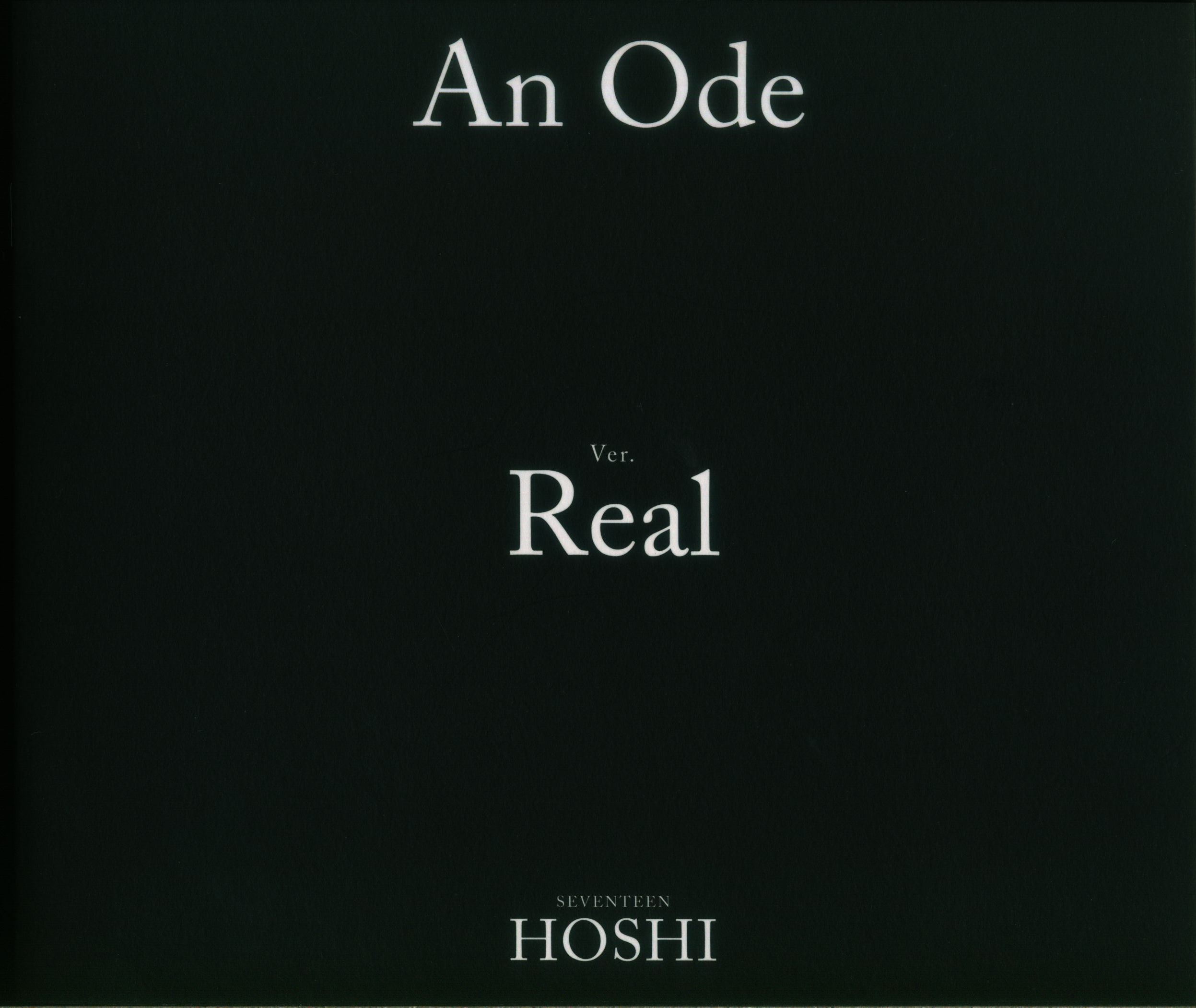 SEVENTEEN An Ode HOSHI ブックレット Real | まんだらけ Mandarake