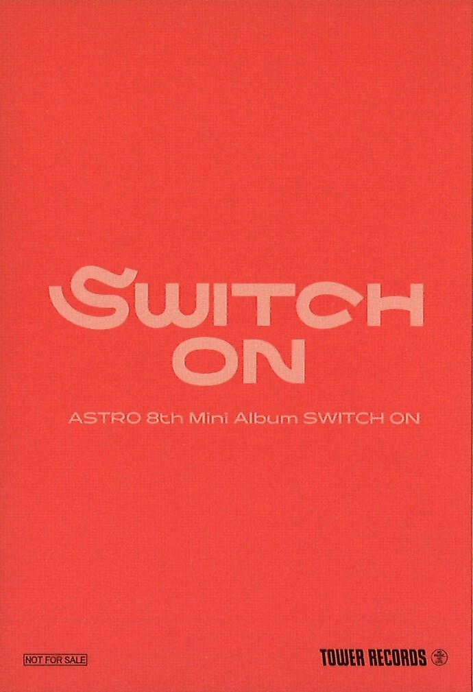 ASTRO YOON SAN-HA SWITCH ON TowerRecords トレーディングカード ver2 *イタミ | まんだらけ Mandarake