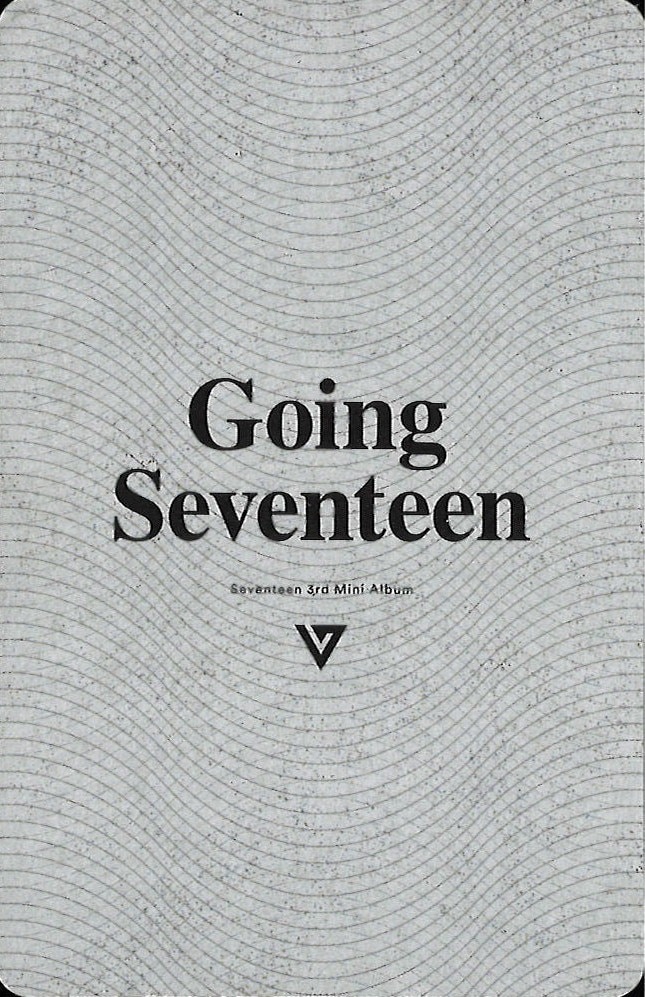 SEVENTEEN Going Seventeen Make The Seventeen SEUNGKWAN/VERNON Trading Card Unit | ありある | まんだらけ ...