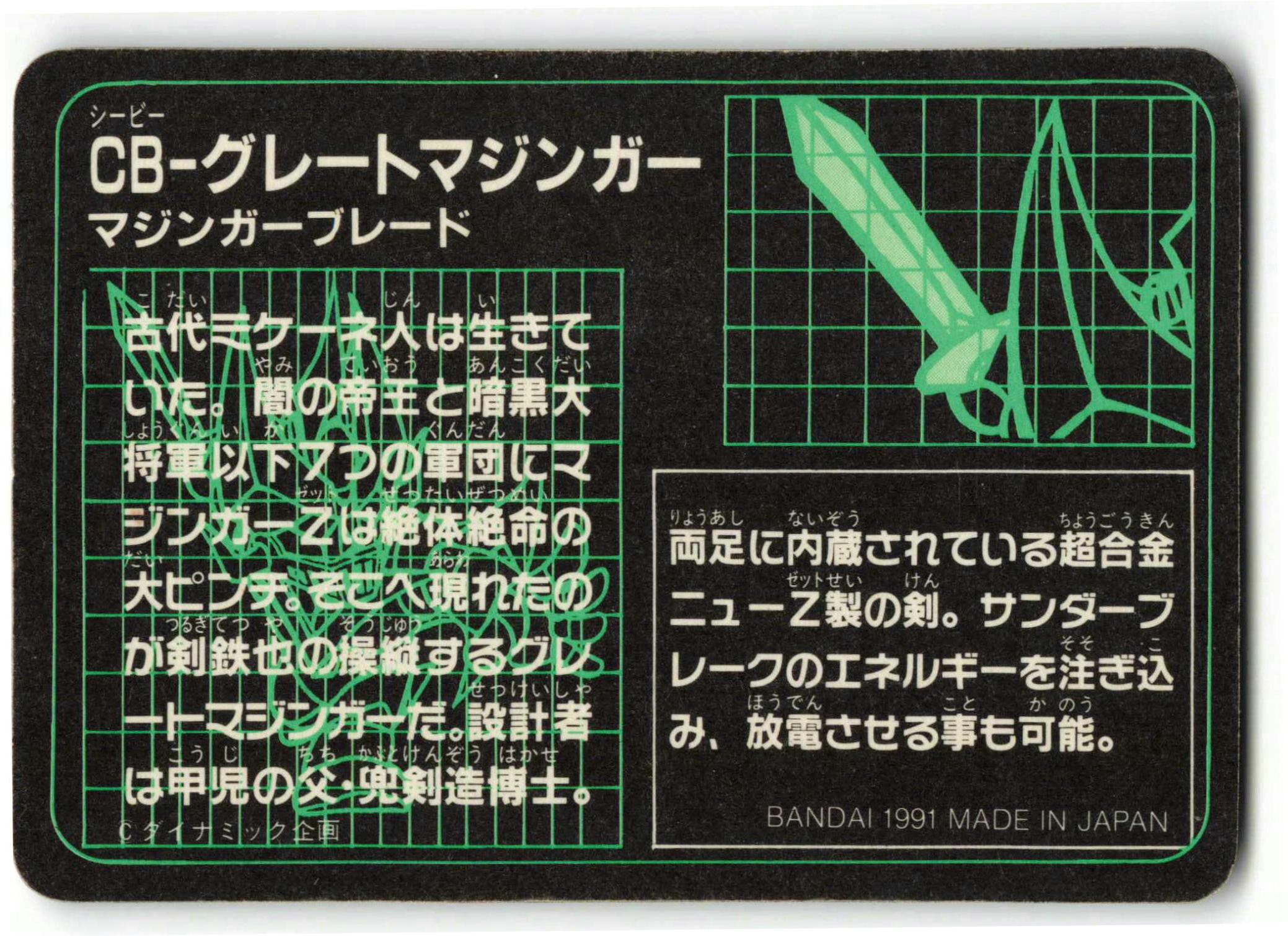 バンダイ CBキャラ 永井豪 CB-グレートマジンガー 4 | まんだらけ Mandarake