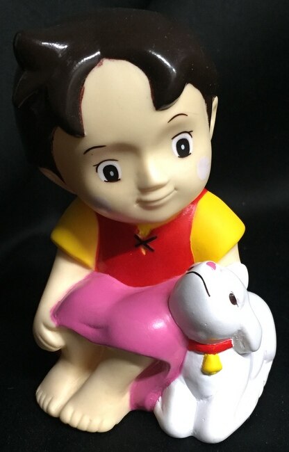 サンライク ソフビ貯金箱 ハイジバンク(BOX) ハイジとユキ H115mm | まんだらけ Mandarake