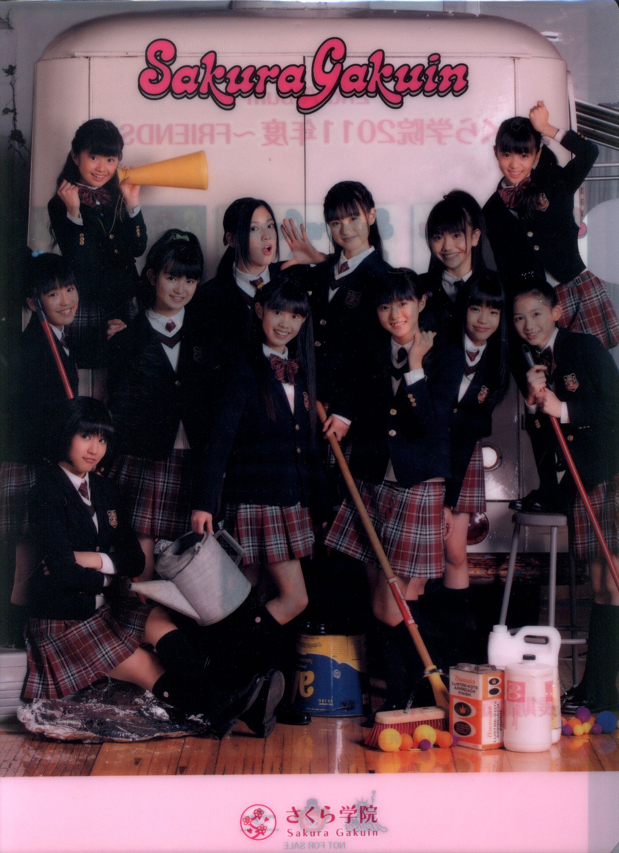 2ndアルバム「2011年度~FRIENDS~」 さくら学院 クリアファイル | まんだらけ Mandarake
