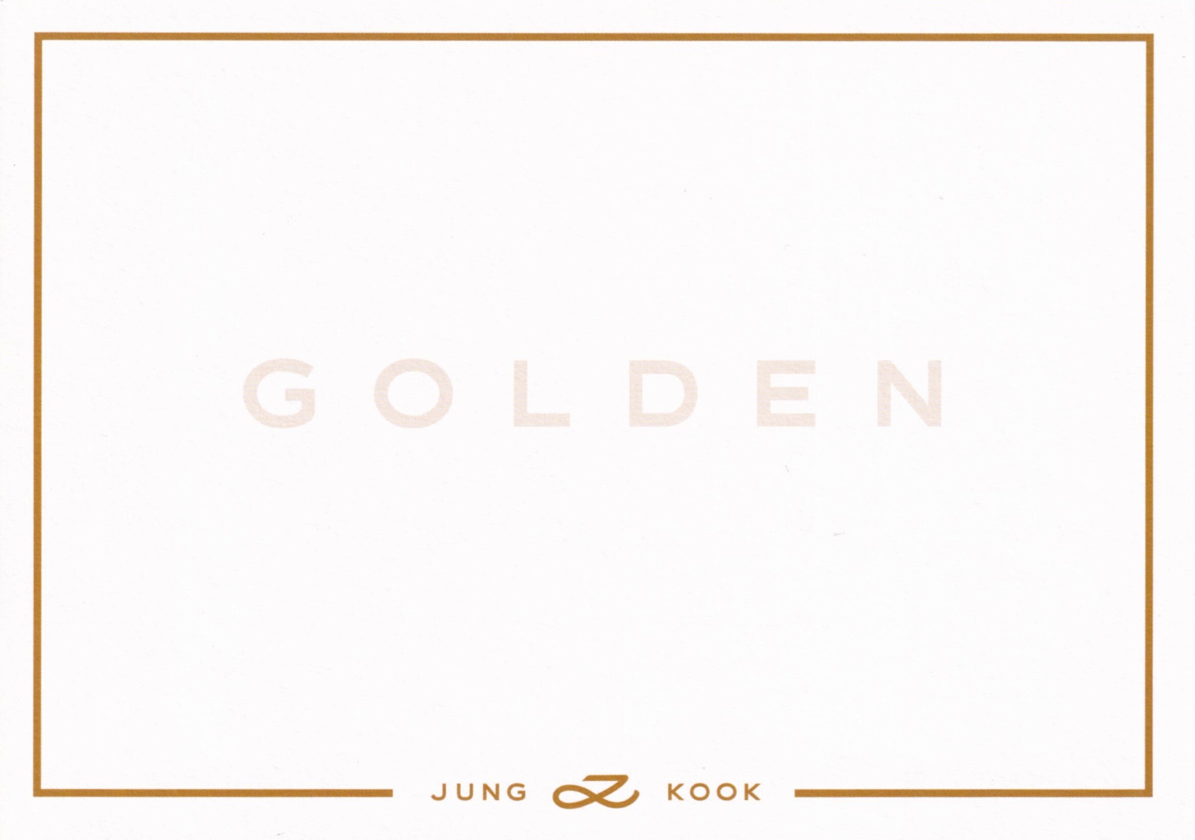 BTS GOLDEN JUNGKOOK POSTCARD SOLID | まんだらけ Mandarake