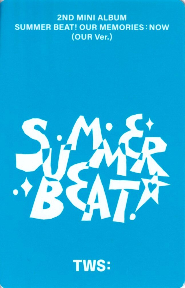 TWS OUR Ver. JIHOON SUMMER BEAT!OUR MEMORIES:NOW | まんだらけ Mandarake