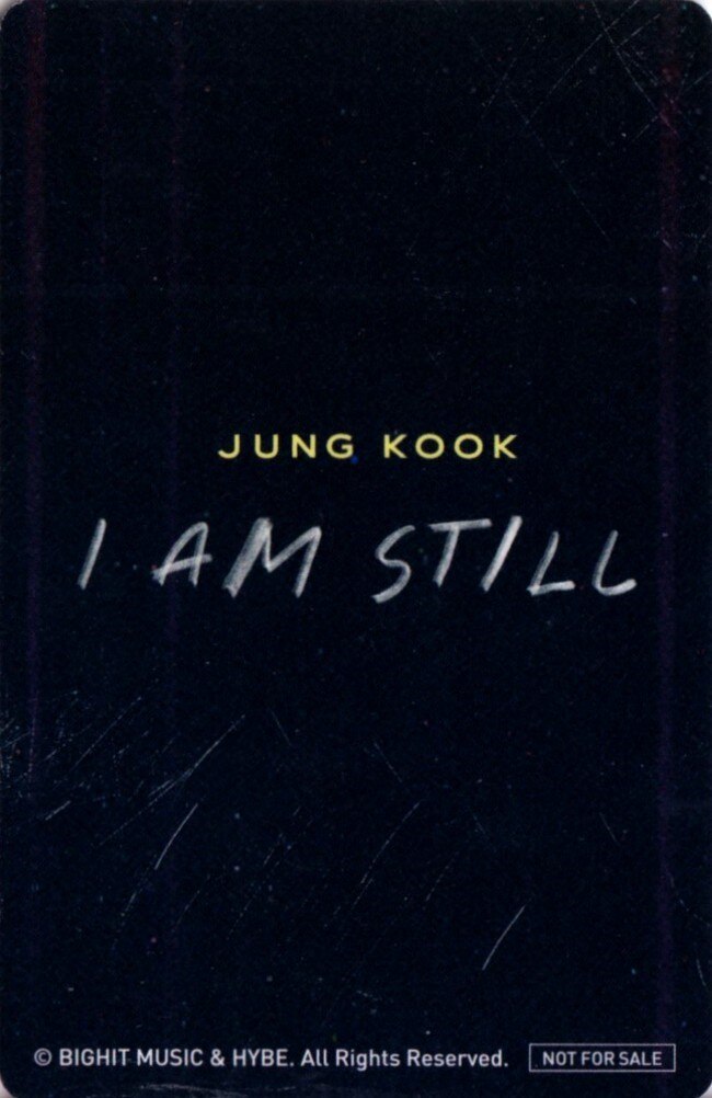BTS 入場特典 JUNGKOOK I AM STILL 1 | まんだらけ Mandarake
