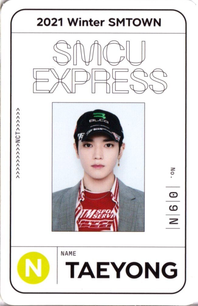 NCT 127 NIGHTTIME PASS TAEYONG 2021 Winter SMTOWN:SMCU EXPRESS パス ...