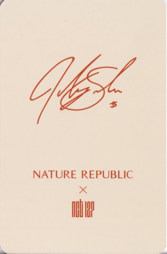 NCT 127 JOHNNY NATURE REPUBLIC | まんだらけ Mandarake