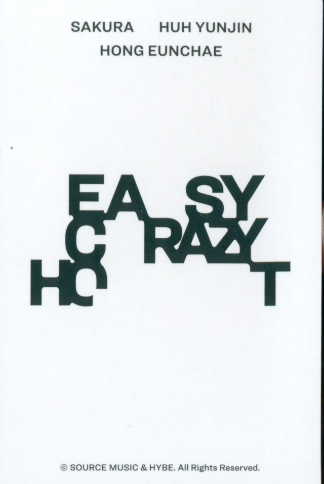 LE SSERAFIM ランダムトレカ SAKURA/YUNJIN/EUNCHAE 2025 EASY CRAZY HOT INCHEON | まんだらけ Mandarake