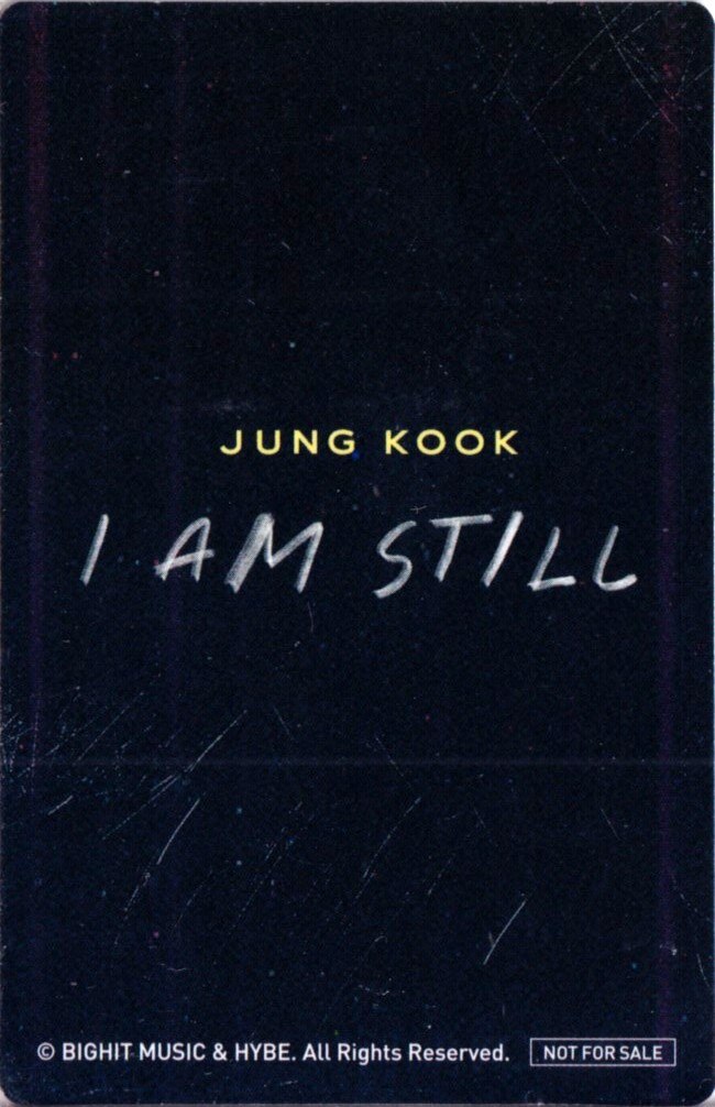 BTS 入場特典 JUNGKOOK I AM STILL FINAL | まんだらけ Mandarake