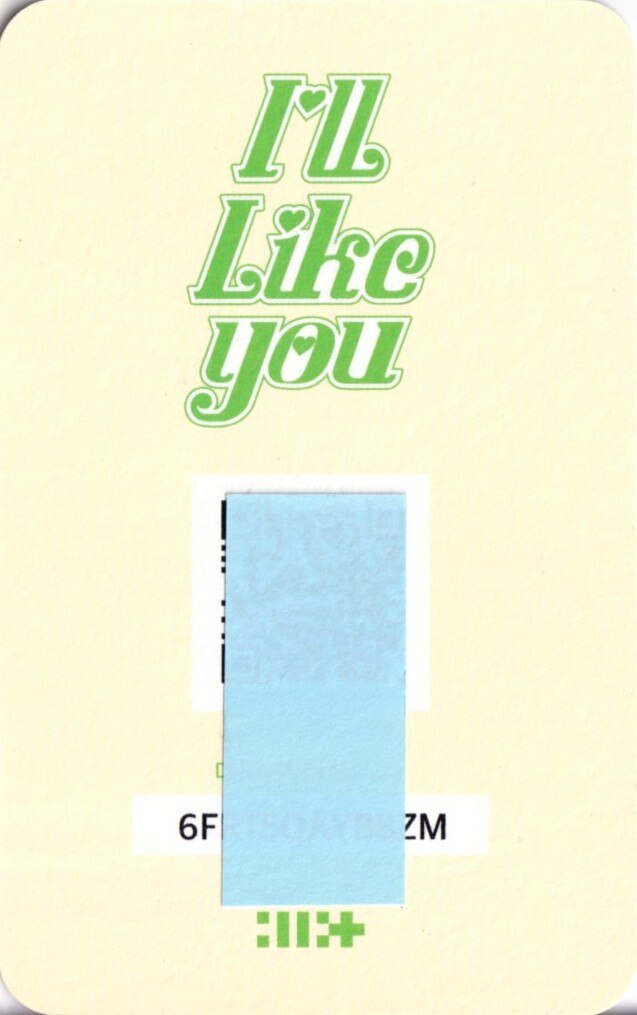 ILLIT WeverseAlbum ver. 集合 I'LL Like you QRカード | まんだらけ Mandarake