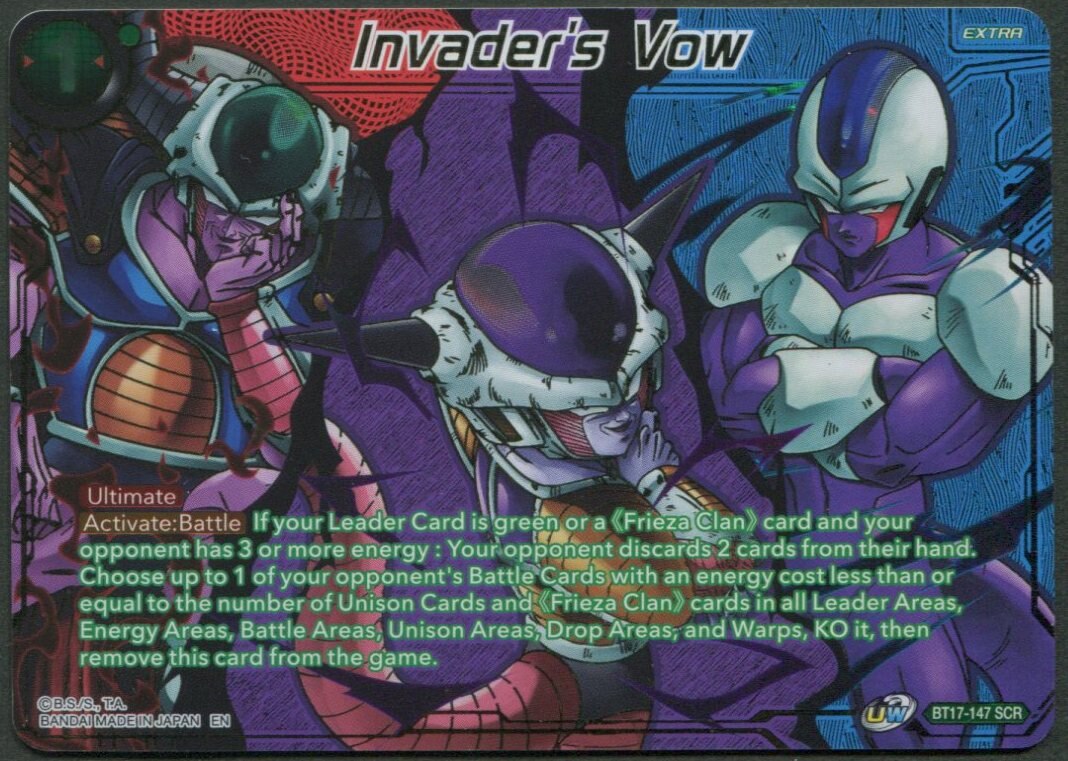バンダイ ULTIMATE SQUAD BT17-147 Invaders Vow SCR | まんだらけ Mandarake