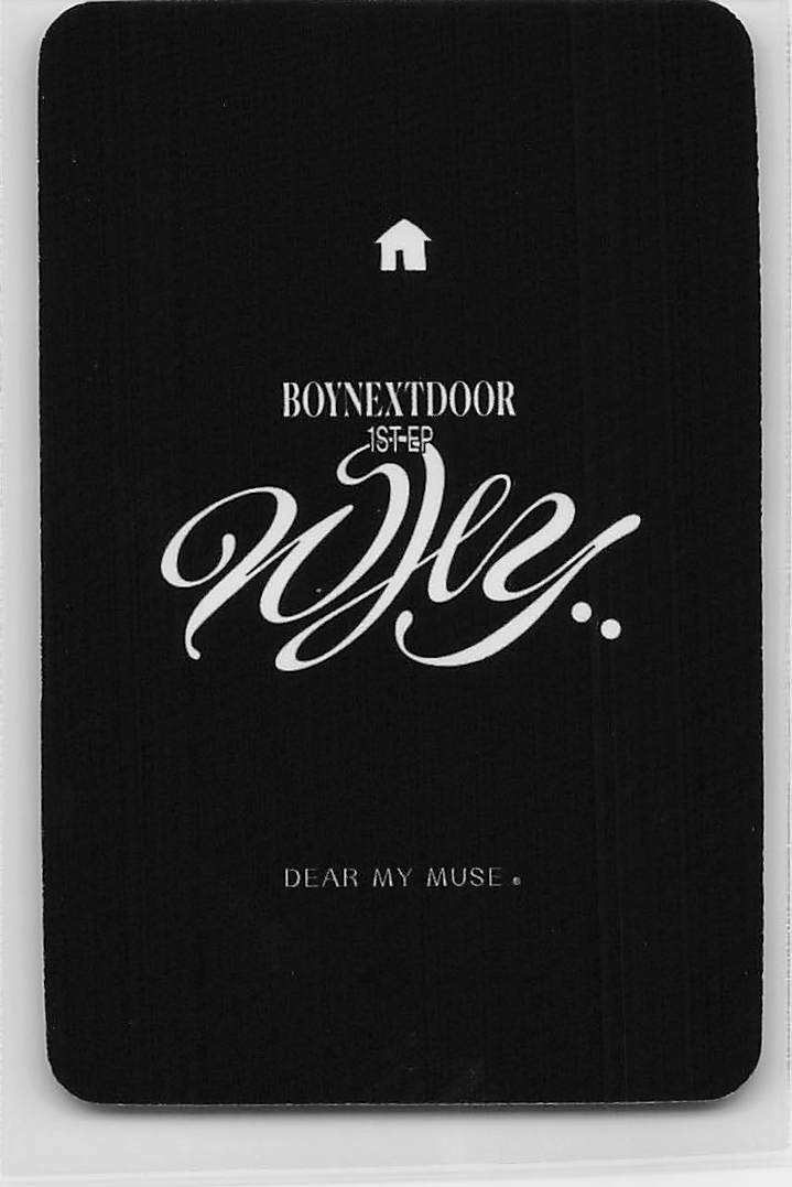 BOYNEXTDOOR DEAR MY MUSE RIWOO WHY.. | まんだらけ Mandarake